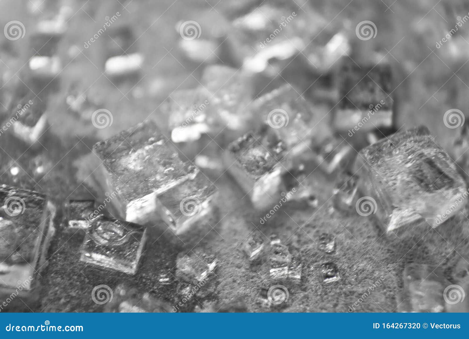 Tiny Rock Salt Cube Crystals Stock Photo - Image of flavor ...