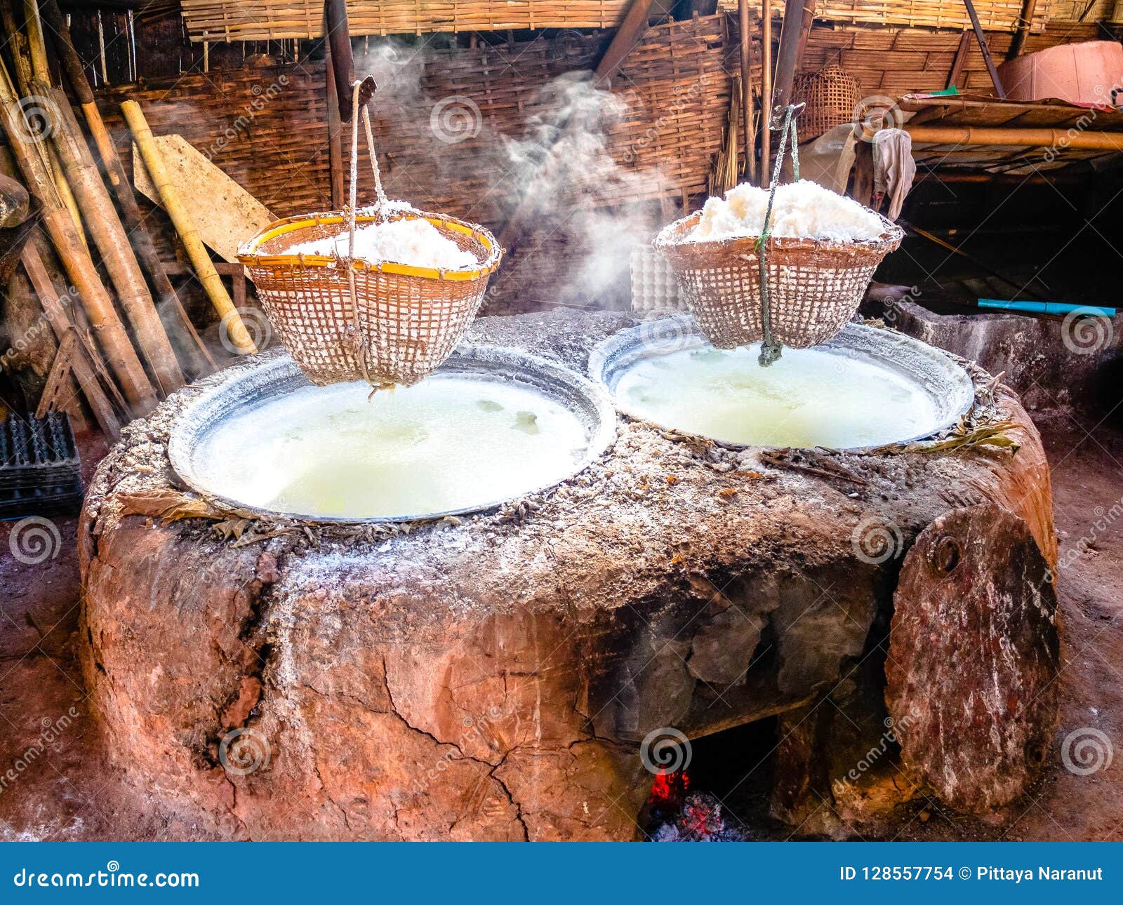 Rock salt stock photo. Image of making, rock, handmade - 128557754