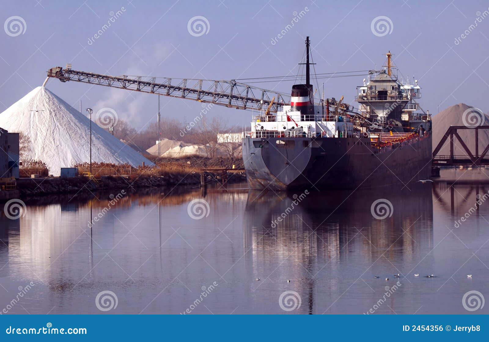 Rock Salt Ship, Detroit Load Stock Photo - Image of detroit, michigan ...