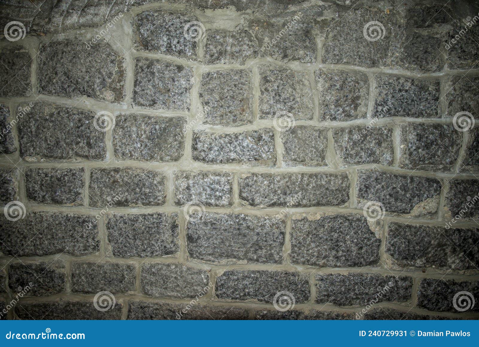 Rock Salt Wall in Salt Mine Resembling Brick Wall or Stone Blocks Wall ...