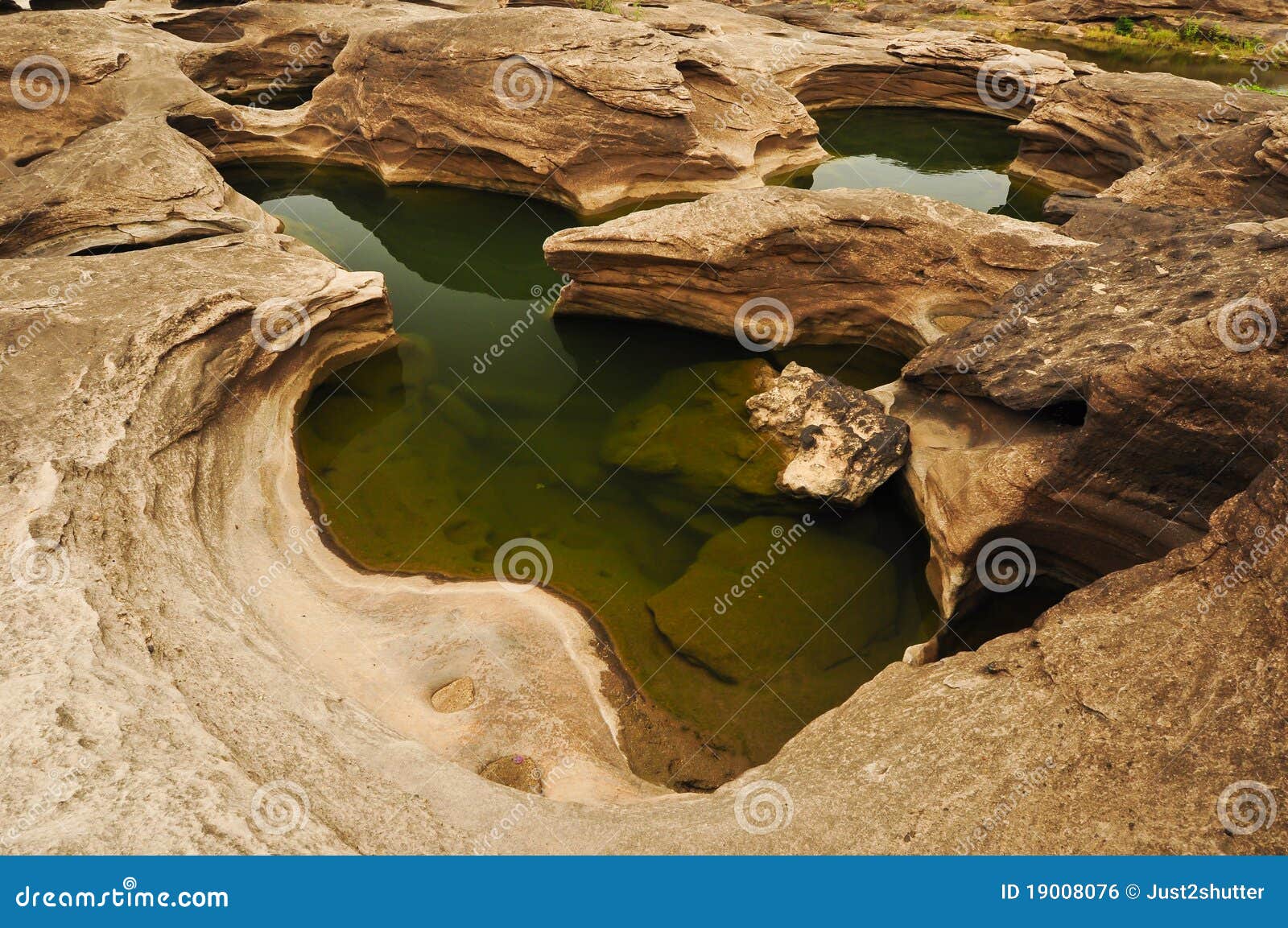 The rock at Sam Phan Bhok stock photo. Image of 3000 - 19008076