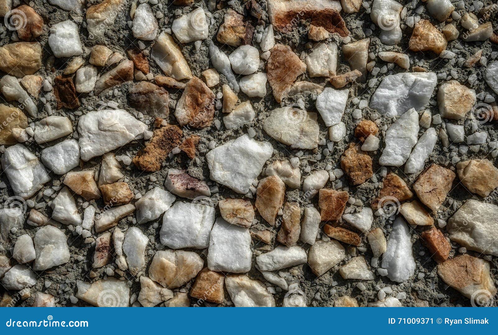 Rock and Sand Aggregate Street for Texture Background Stock Image ...