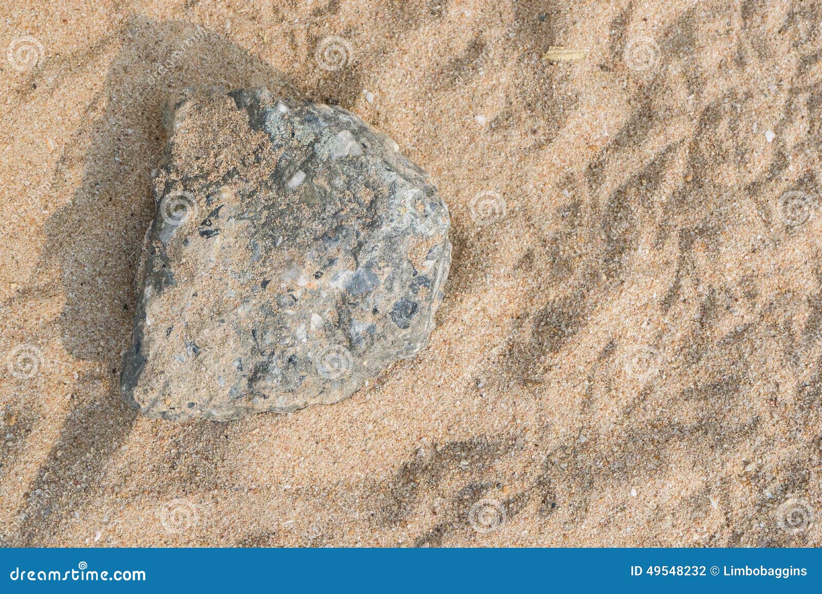Rock in the sand stock photo. Image of seascape, seashore - 49548232
