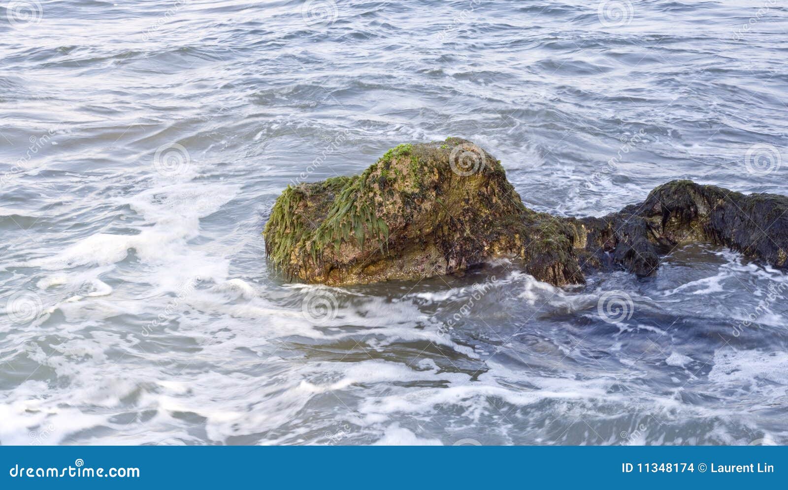Rock in the sea stock photo. Image of nature, waves, stones - 11348174