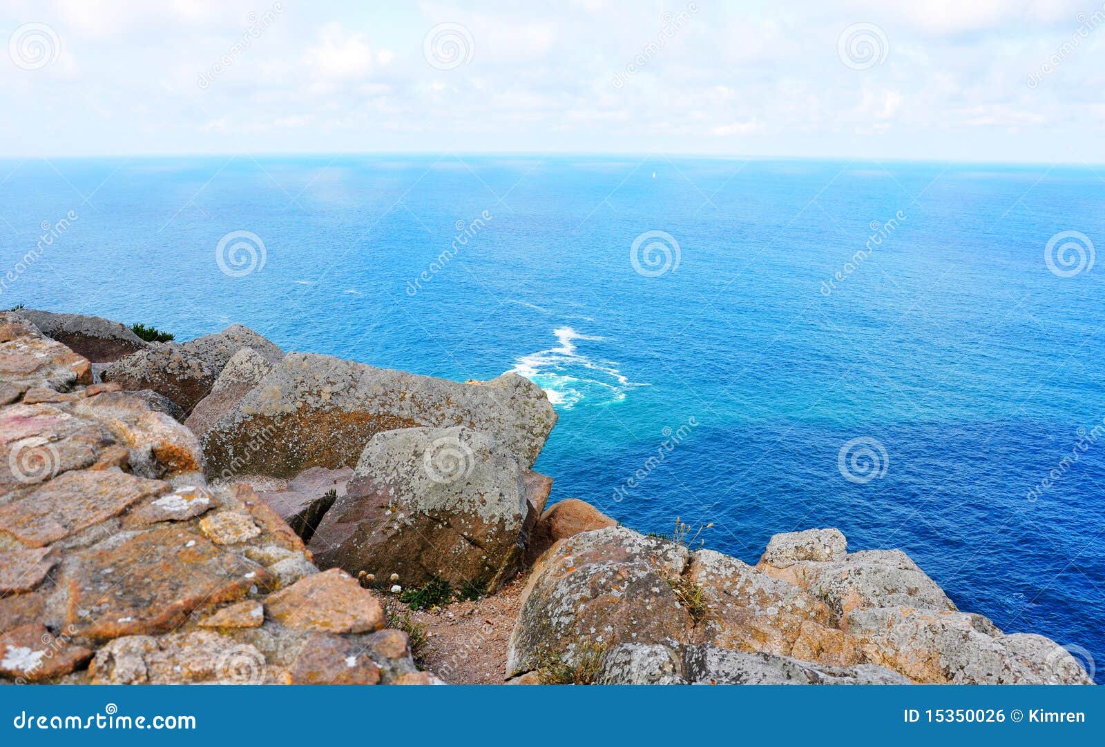 Rock and Seaside stock photo. Image of europe, rocky - 15350026