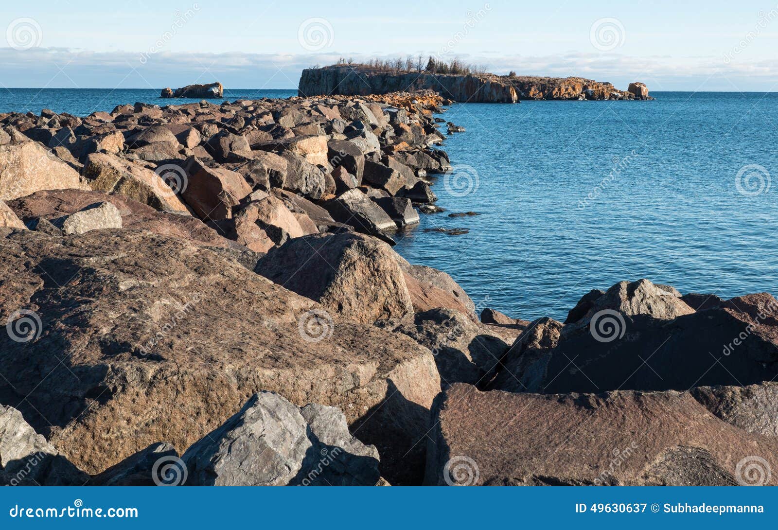 Rock shore stock image. Image of landscape, landmark - 49630637