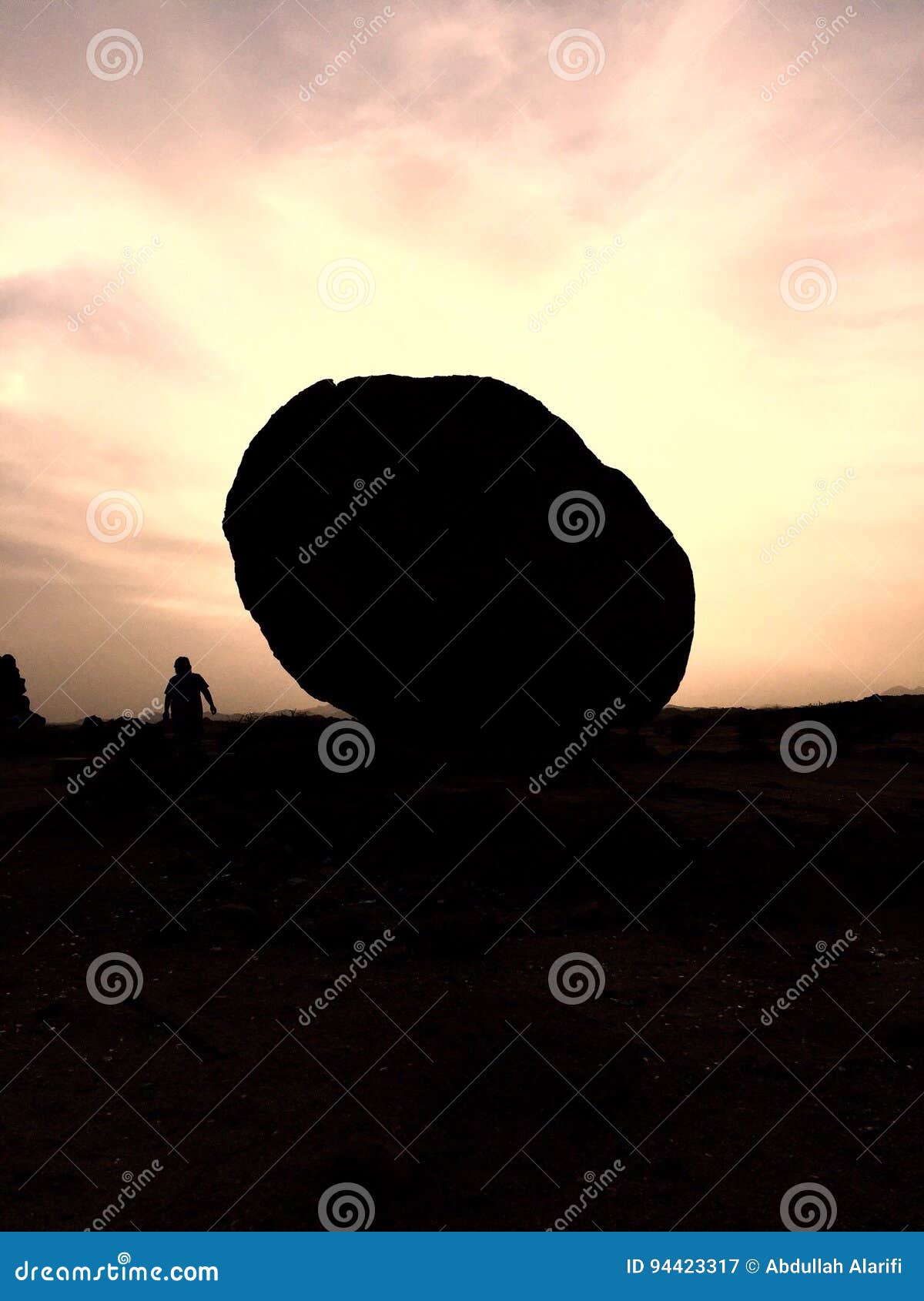 Rock stock image. Image of rock, standing, single, alone - 94423317