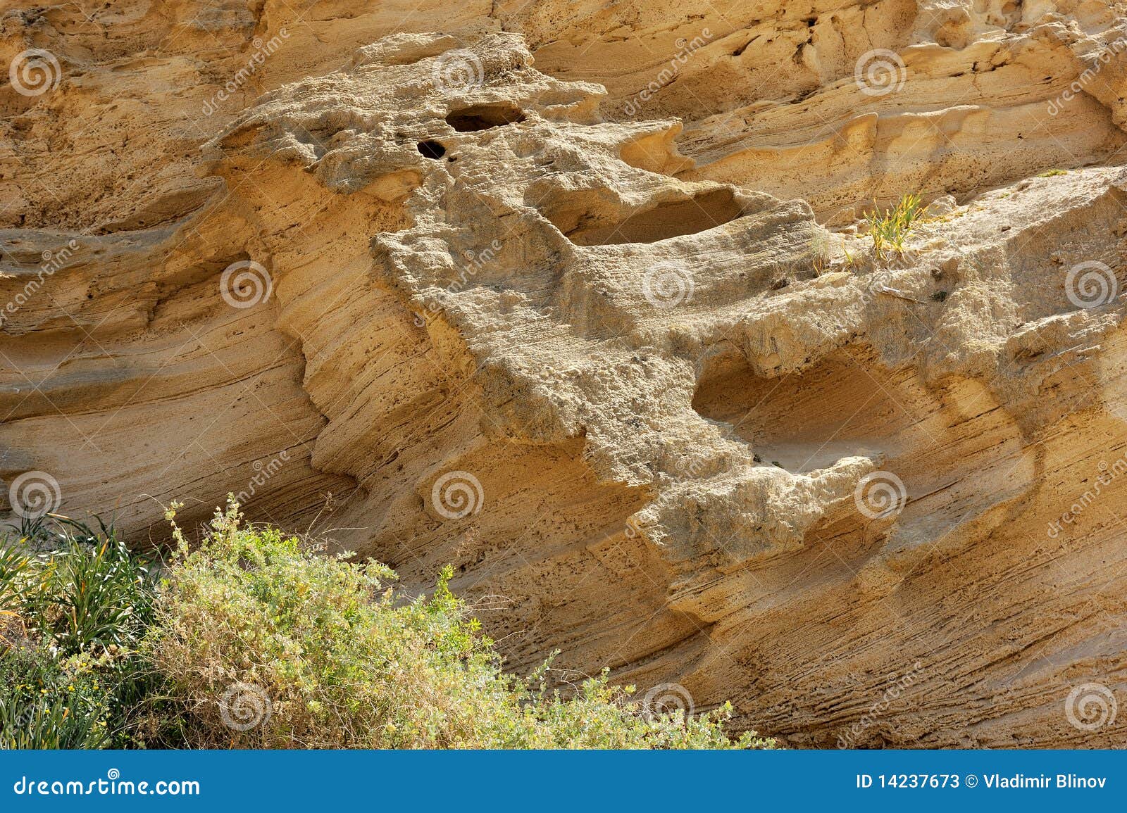Rock slope stock image. Image of solid, rock, brown, feature - 14237673