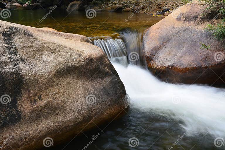 Waterfall top view stock image. Image of small, falls - 119962741
