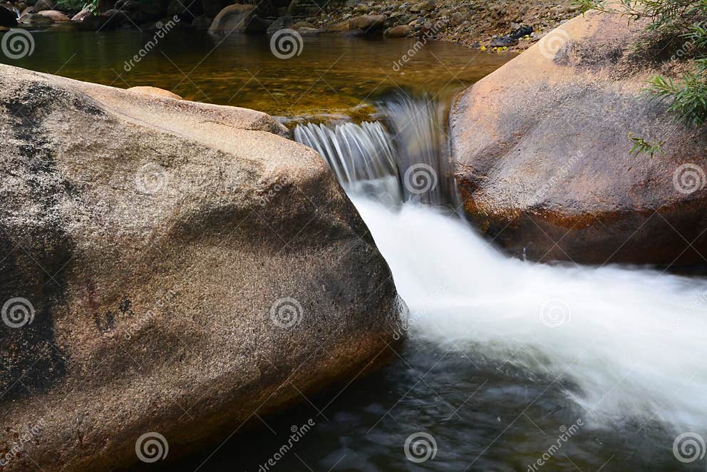 Waterfall top view stock image. Image of small, falls - 119962741