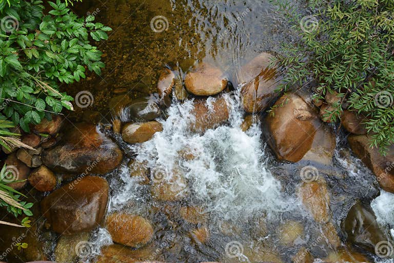Waterfall top view stock photo. Image of travel, green - 119962862