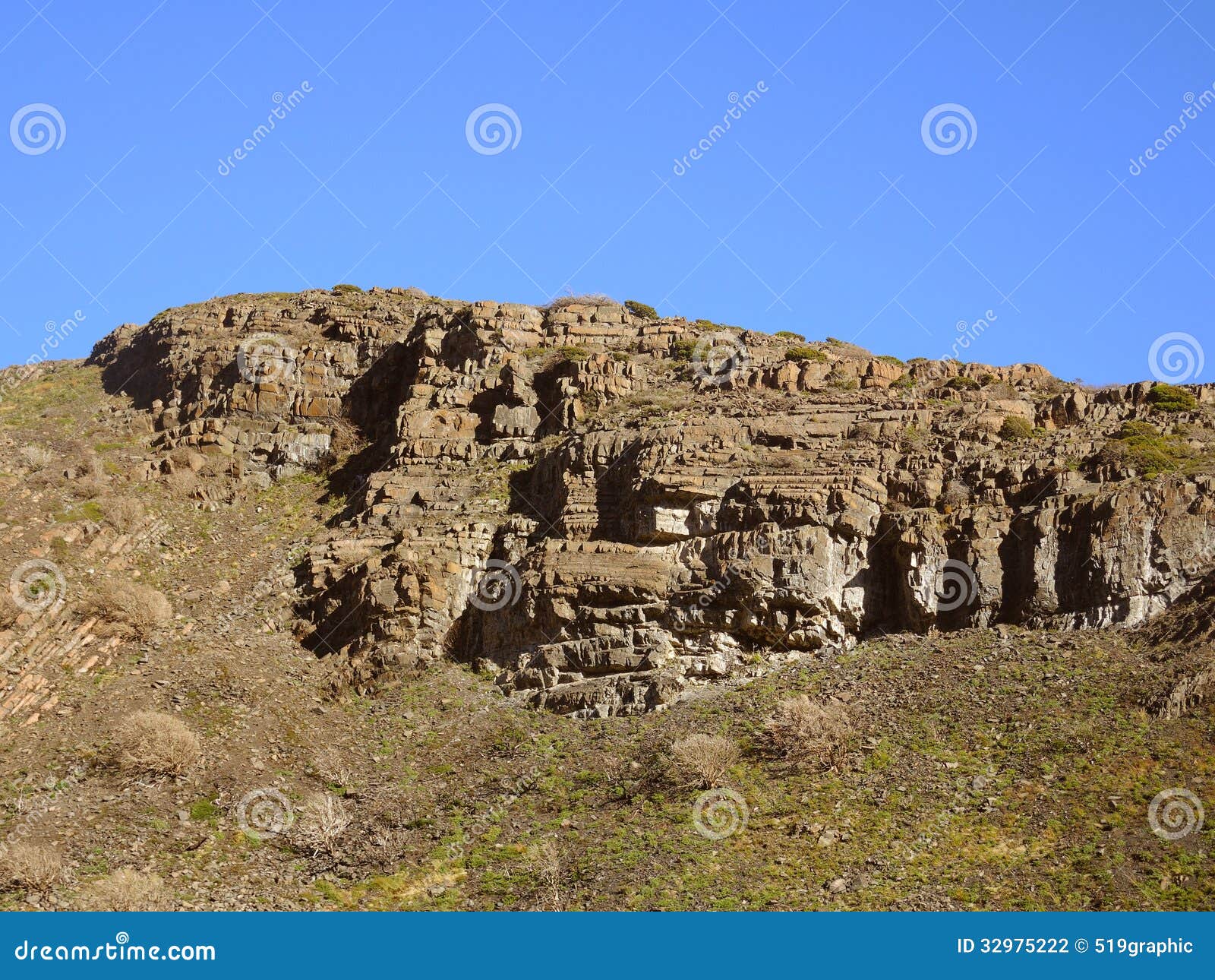 Rock On Soil Background Texture Stock Image | CartoonDealer.com #67190743