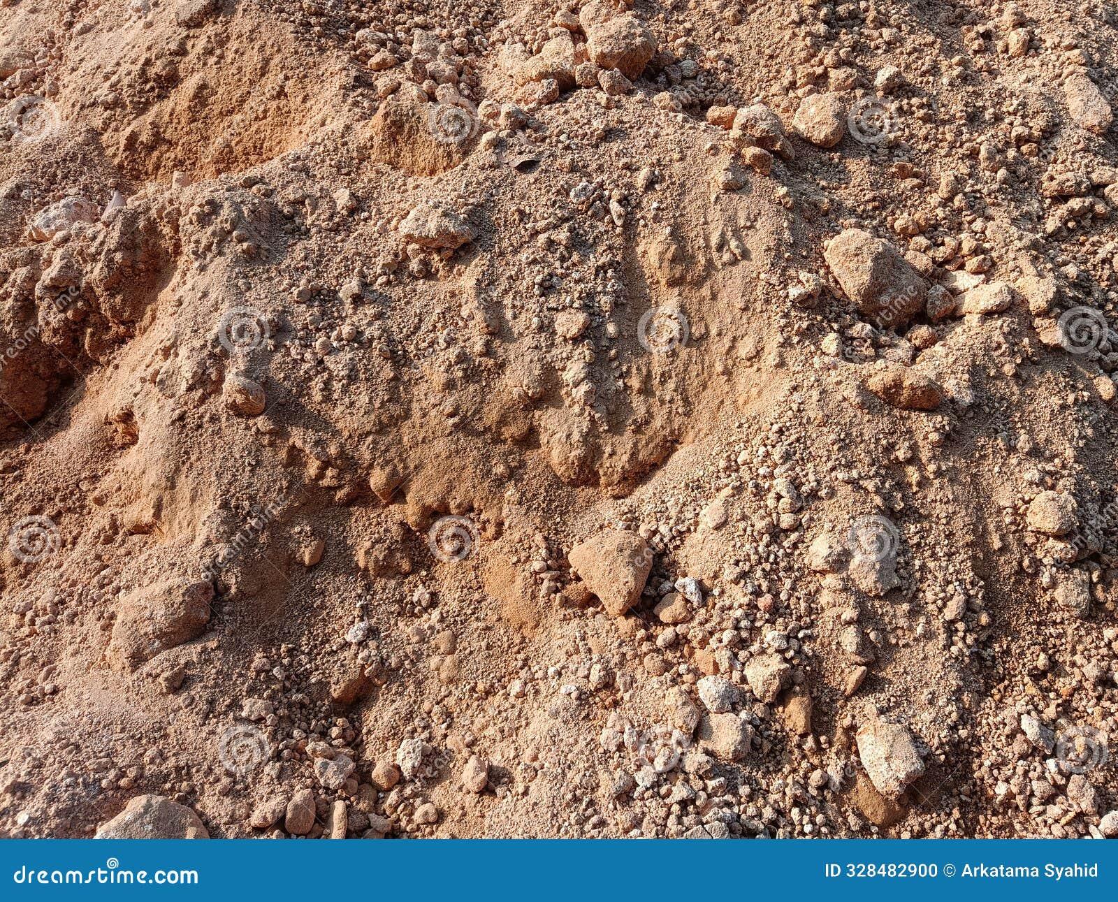 Close-up View of Rocky Soil Stock Photo - Image of nature, texture ...