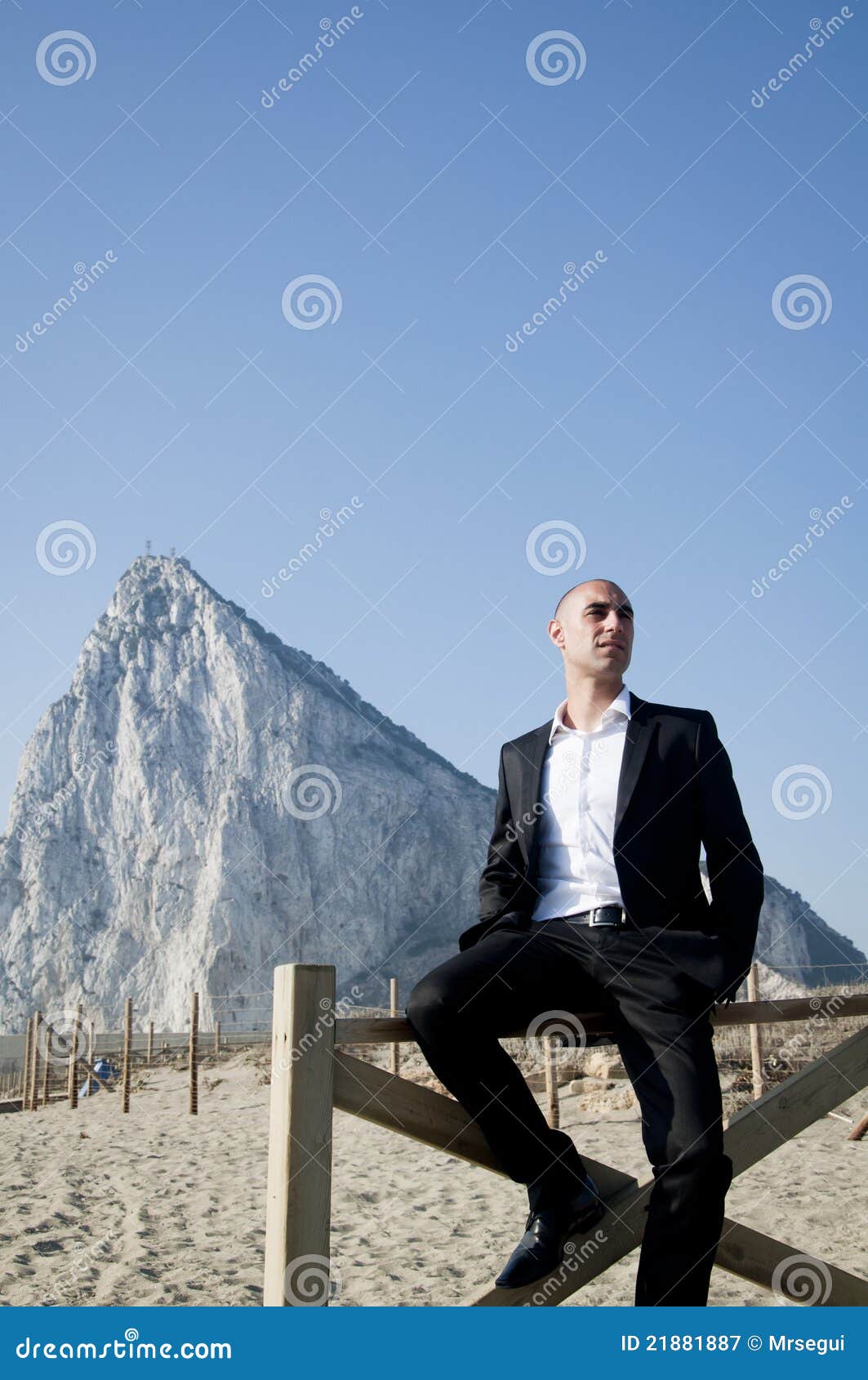 Rock Solid Business Man stock image. Image of boss, background - 21881887