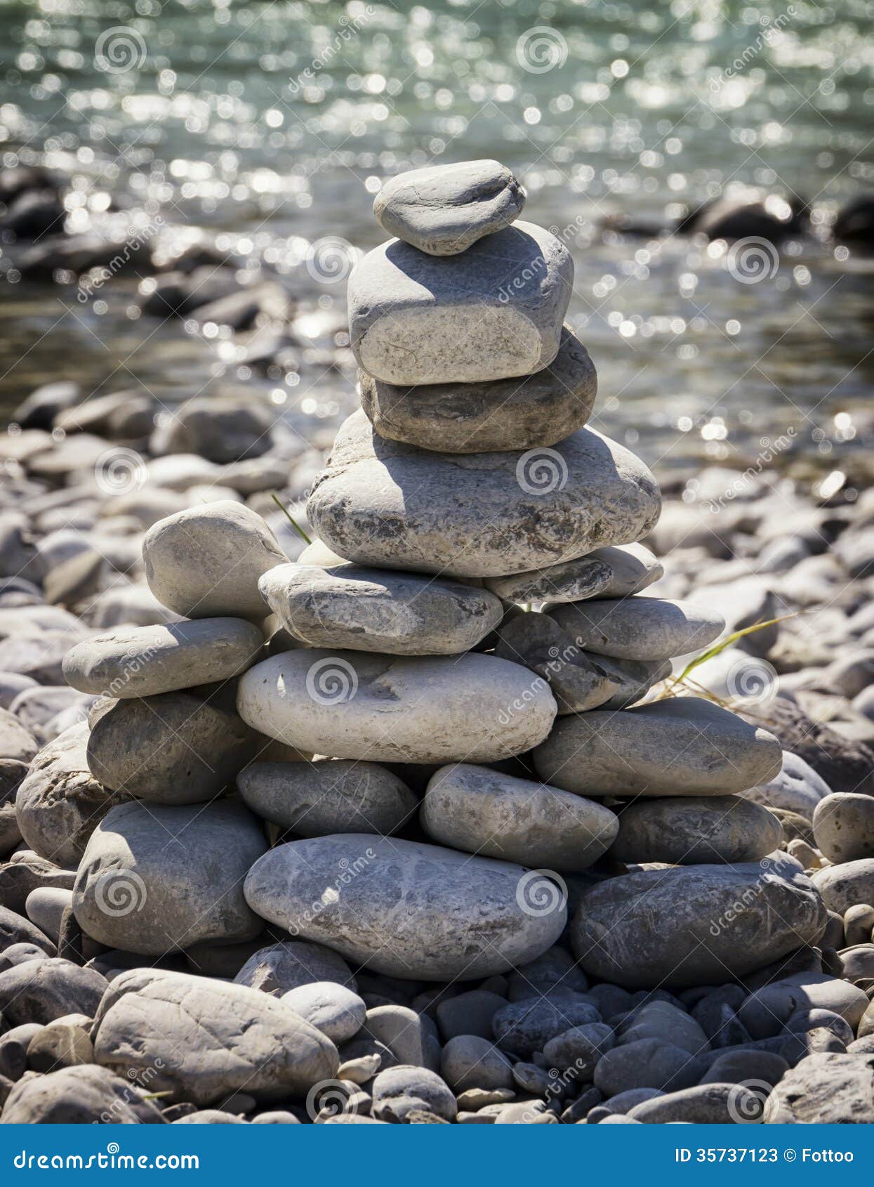 Rock stack stock image. Image of horizontal, smooth, closeup - 35737123