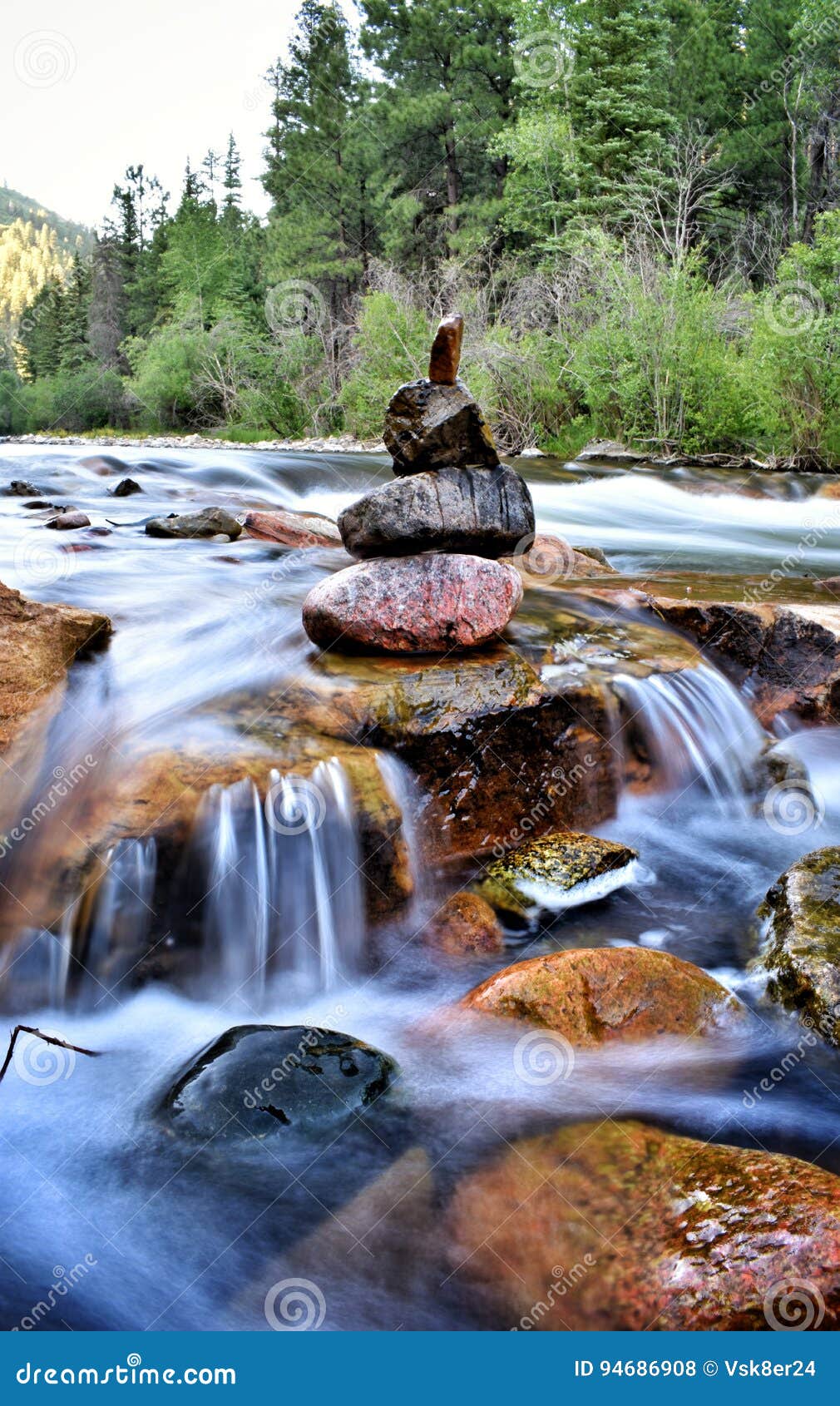 Rock Stack stock photo. Image of rock, river, stack, little - 94686908