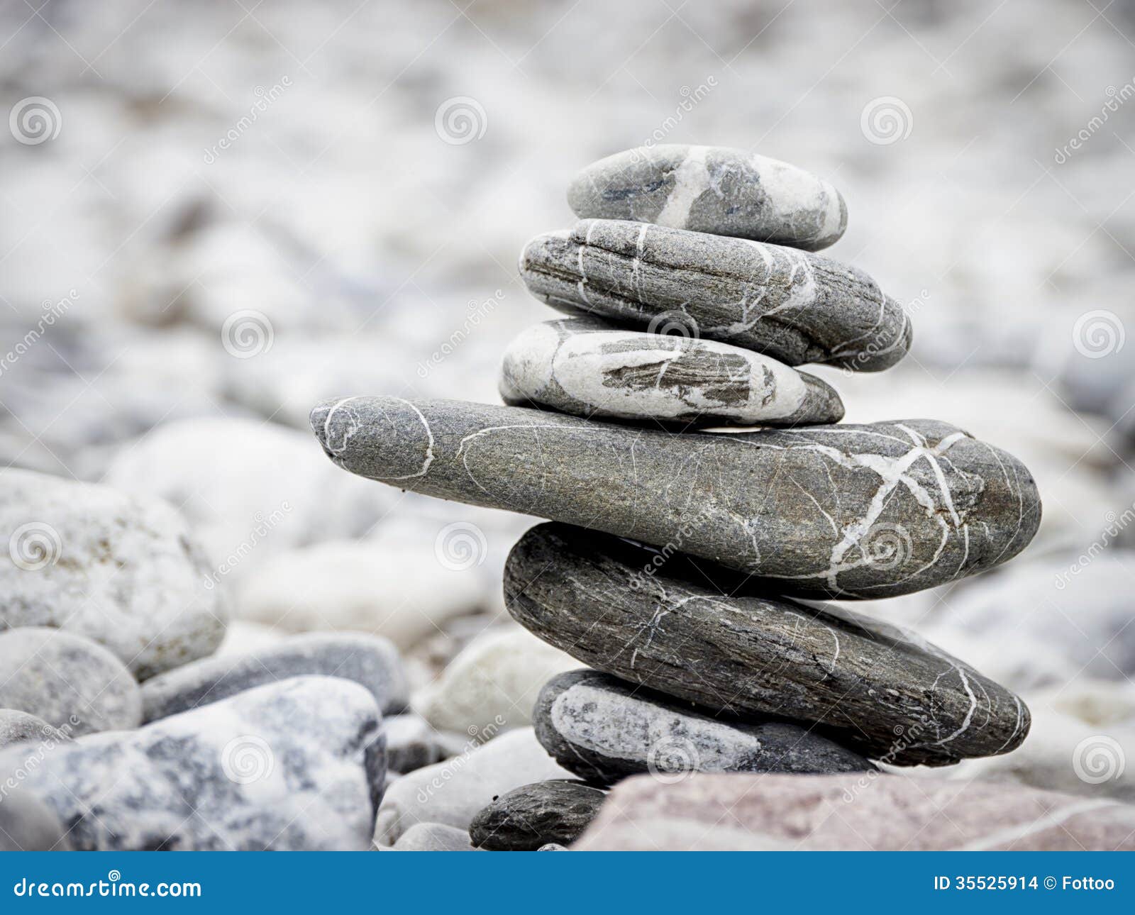 Rock stack stock photo. Image of small, gray, built, idyllic - 35525914