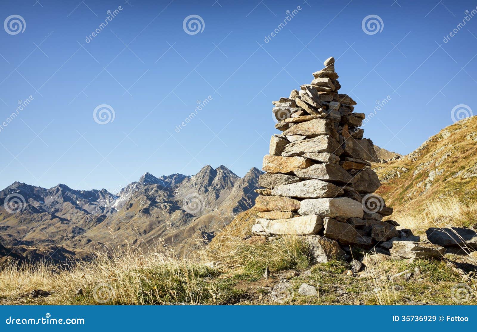 Rock stack stock image. Image of outdoors, single, gray - 35736929