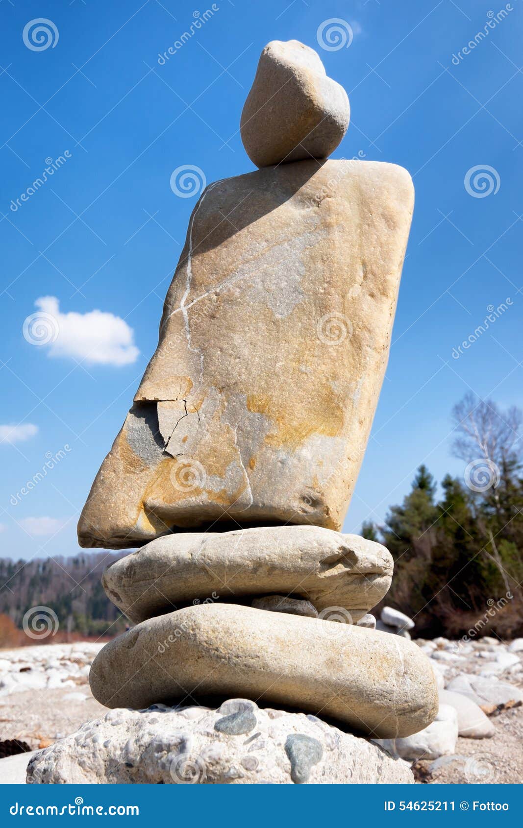 Rock stack stock image. Image of heap, built, smooth - 54625211