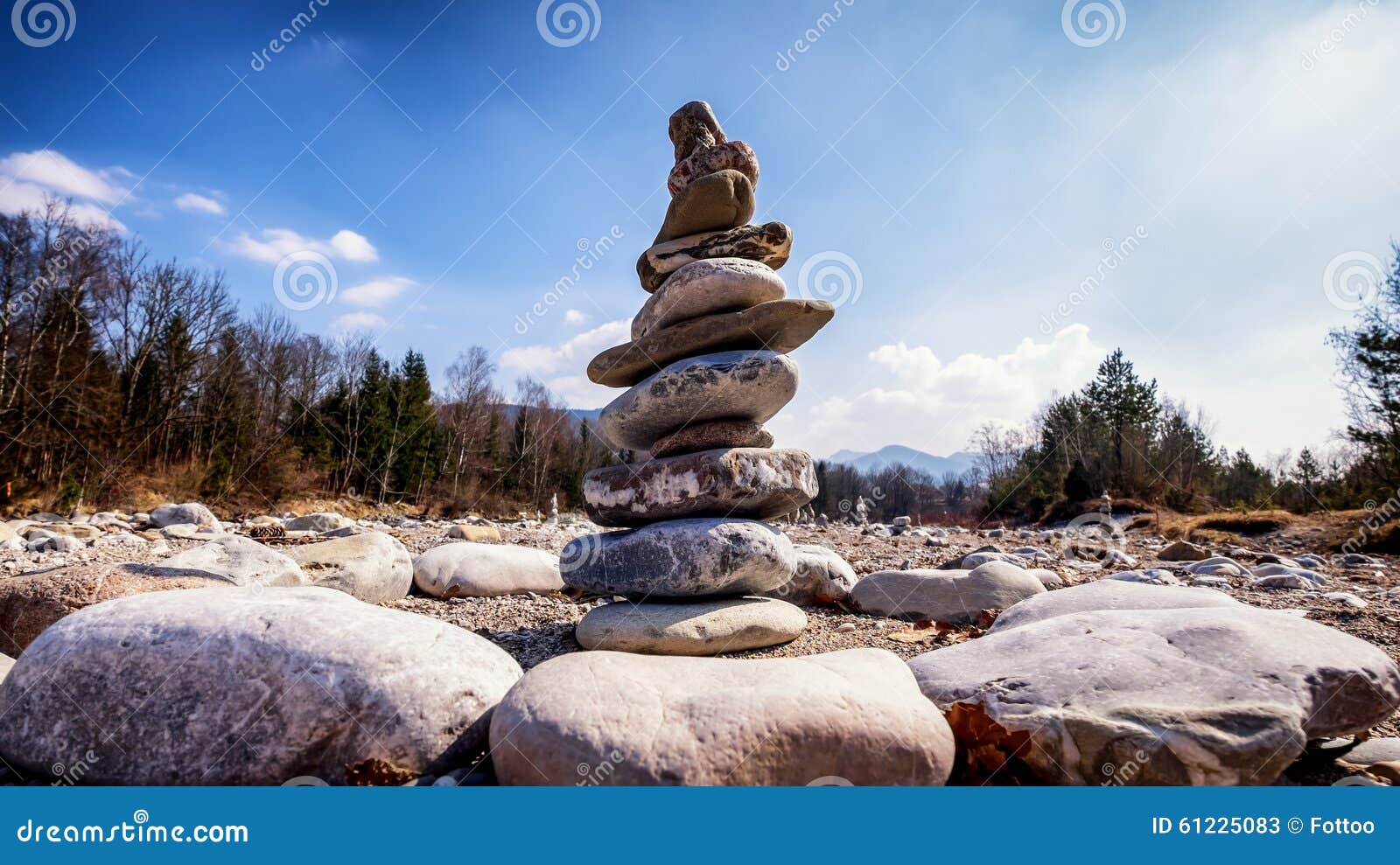 Rock stack stock image. Image of riverbed, close, river - 61225083