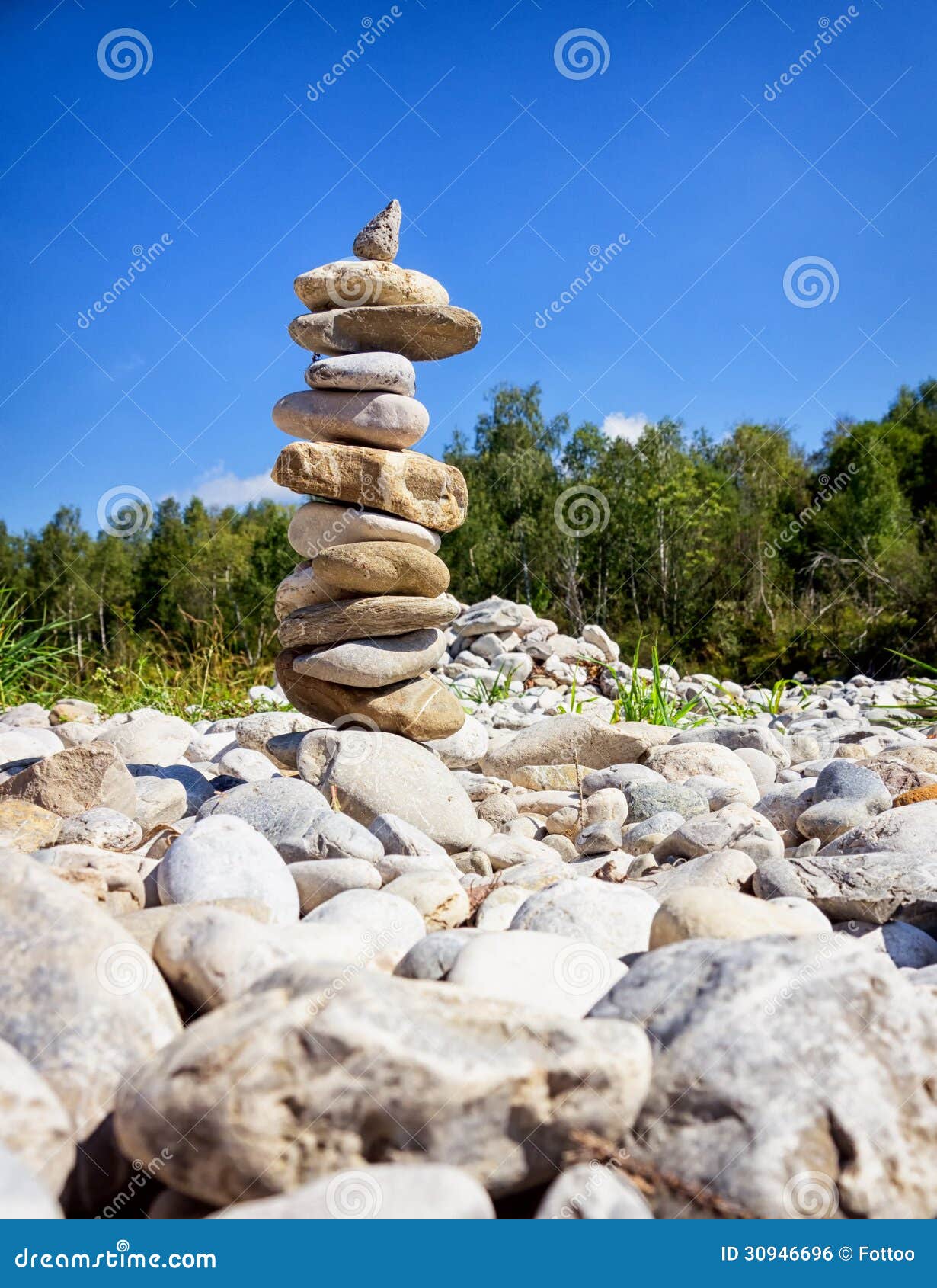 Rock stack stock photo. Image of single, stone, nature - 30946696