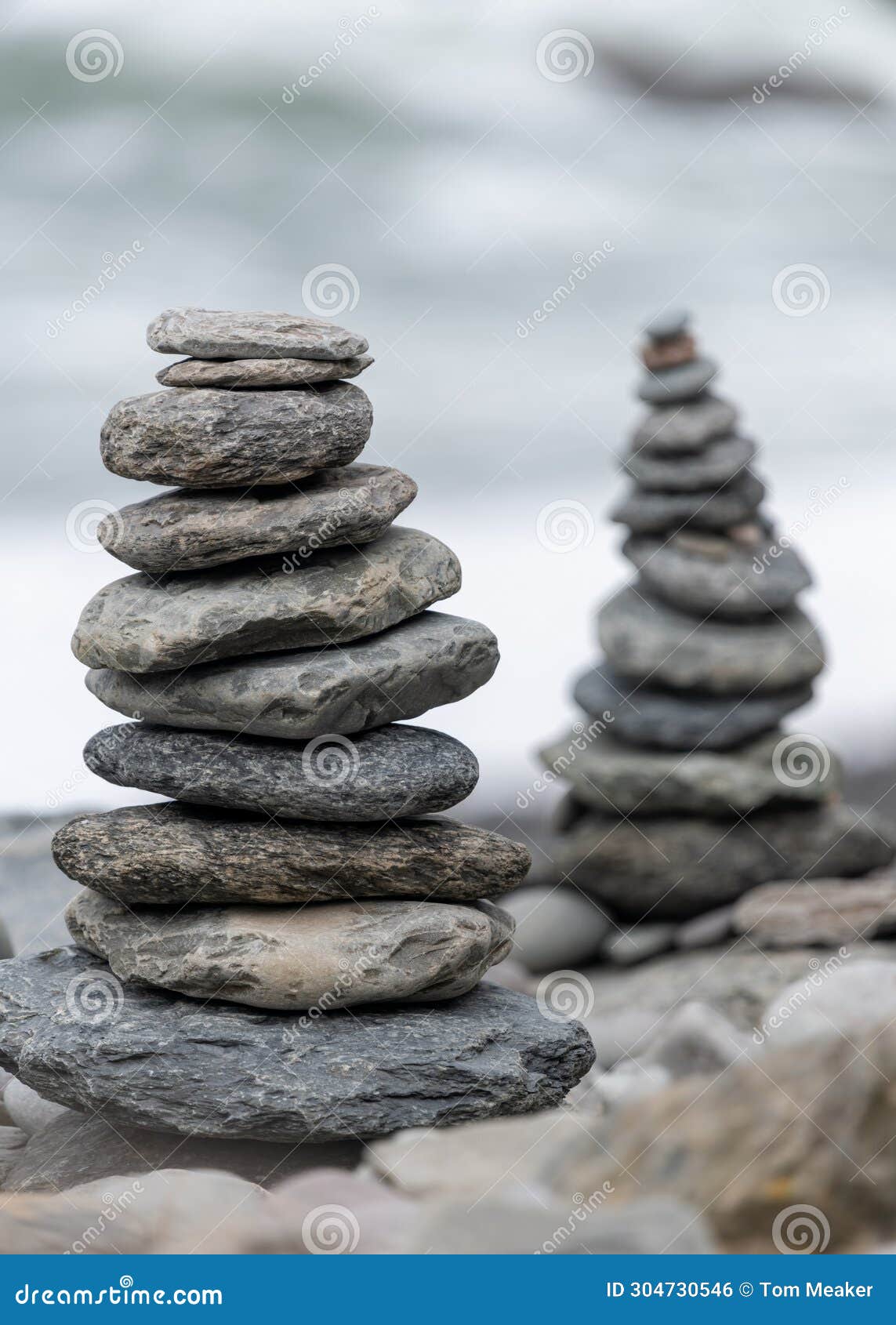 Rock stacking stock photo. Image of relaxing, calm, calmness - 304730546