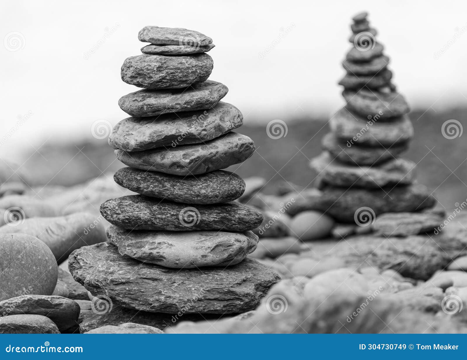 Rock stacking stock image. Image of geology, pile, balancing - 304730749