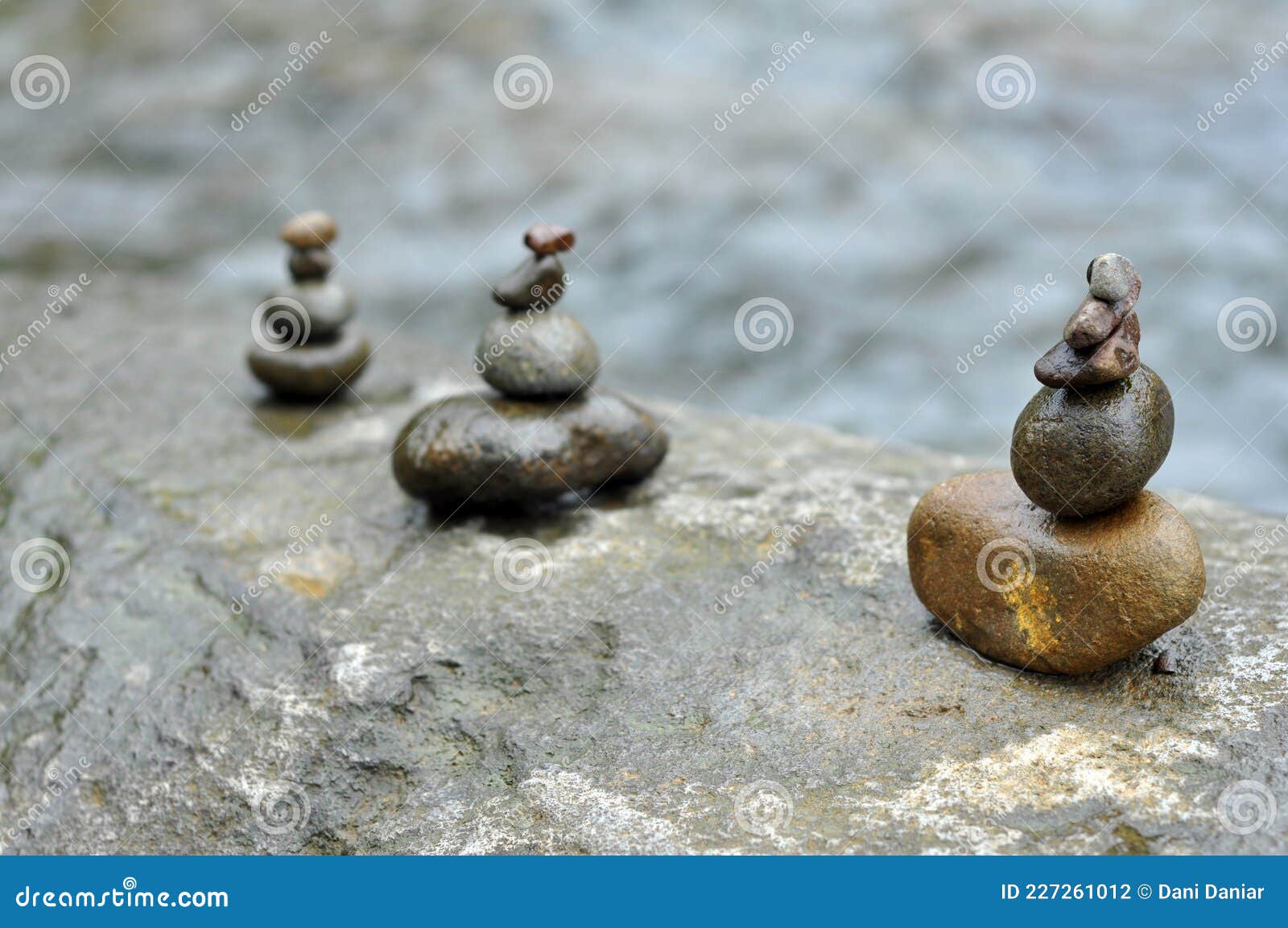 Rock Stacking or Rock Balancing Stock Photo - Image of meditating ...