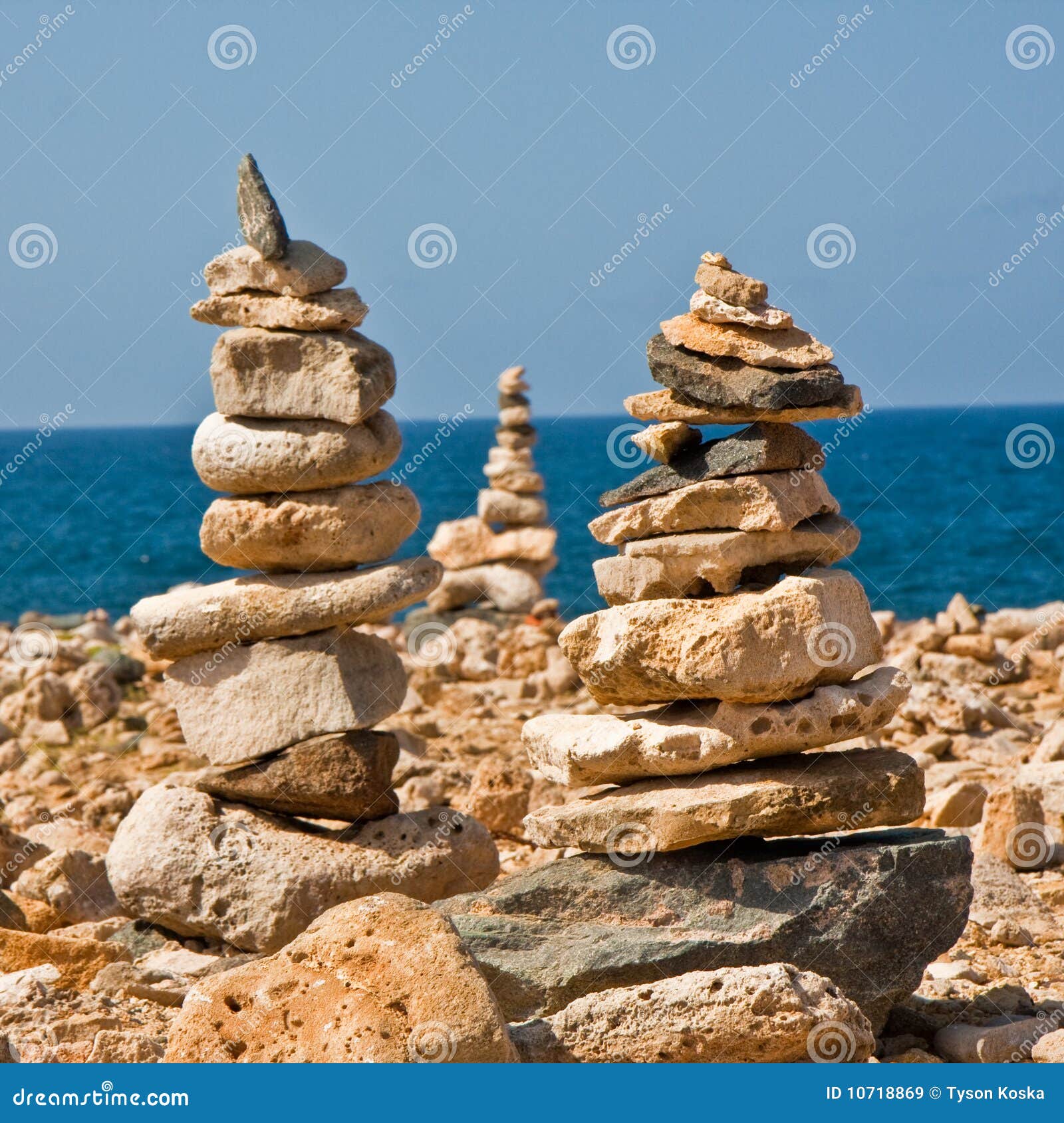 Rock Stacks stock image. Image of ocean, stone, wishing - 10718869