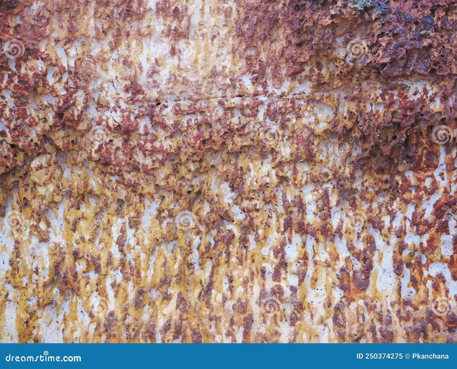 Rock Stained Wall Textured Background Stock Image - Image of material ...