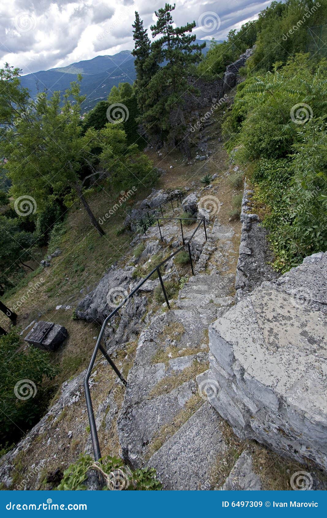 Rock stairs stock image. Image of kastav, countryside - 6497309