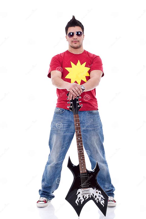 Rock star stock image. Image of copy, musician, metal - 18814437