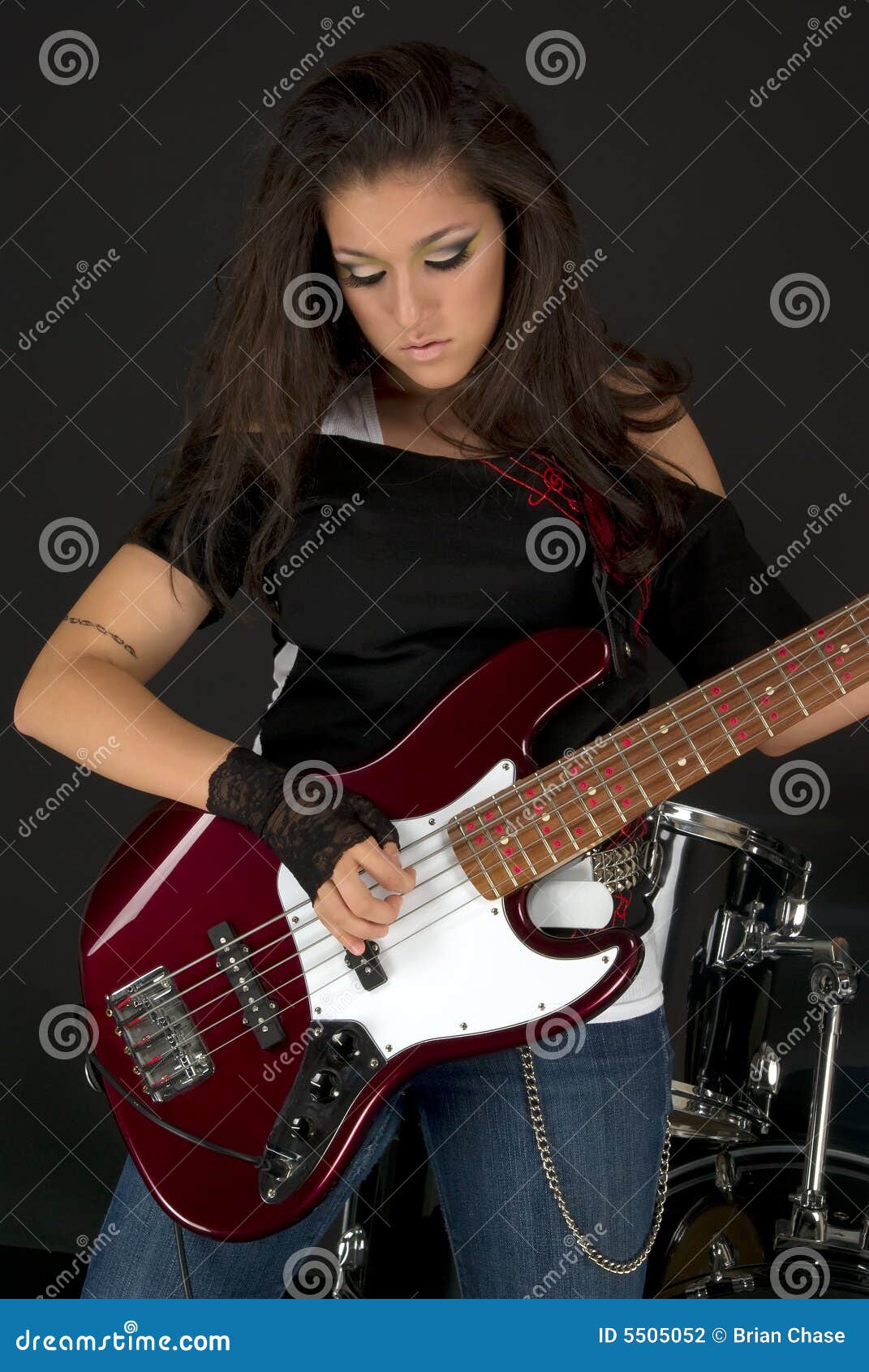 Rock Star stock photo. Image of chain, glove, instrument - 5505052