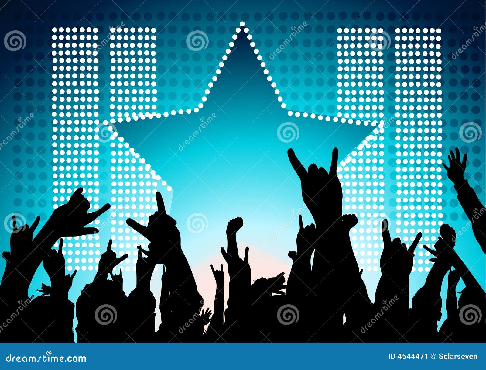 Rockstar On Stage Crowd