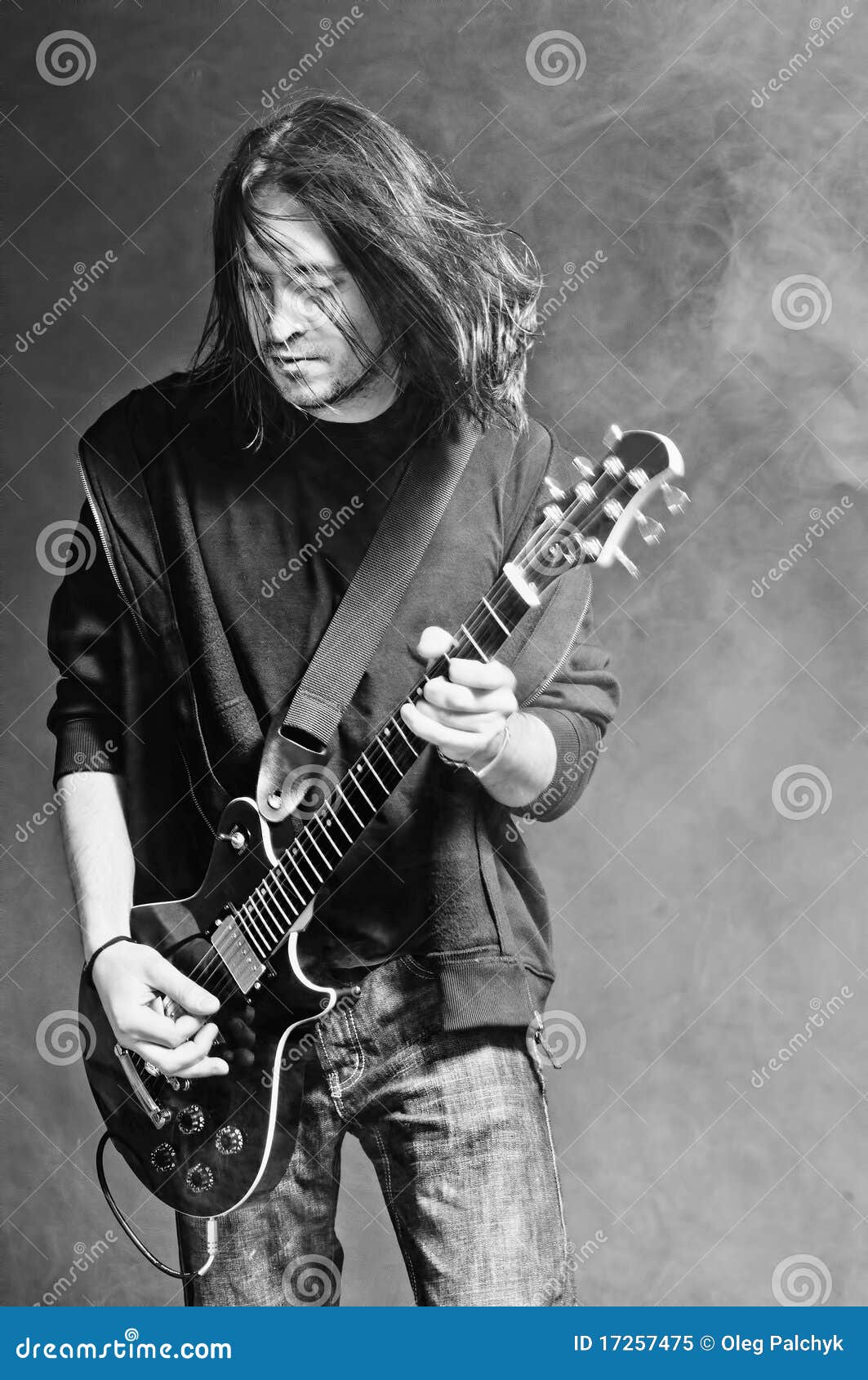 Rock-star Playing a Concert Stock Image - Image of person, musical ...