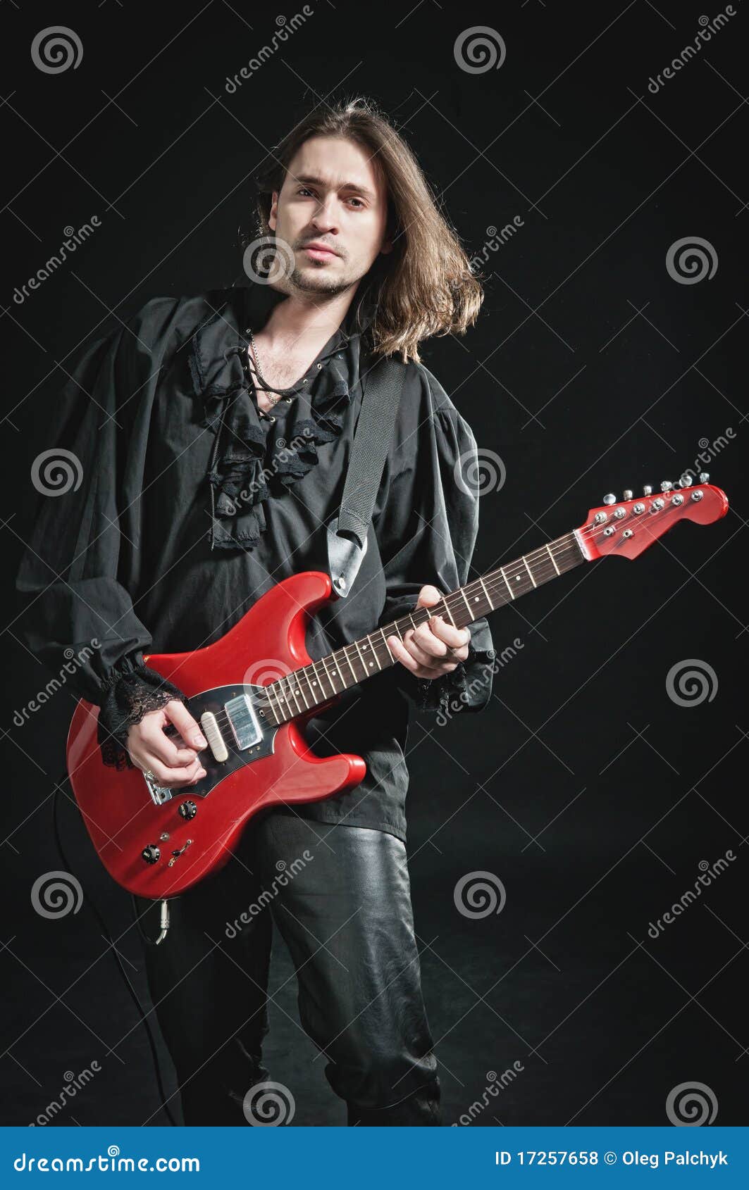 Rock-star Playing a Concert Stock Photo - Image of hard, person: 17257658