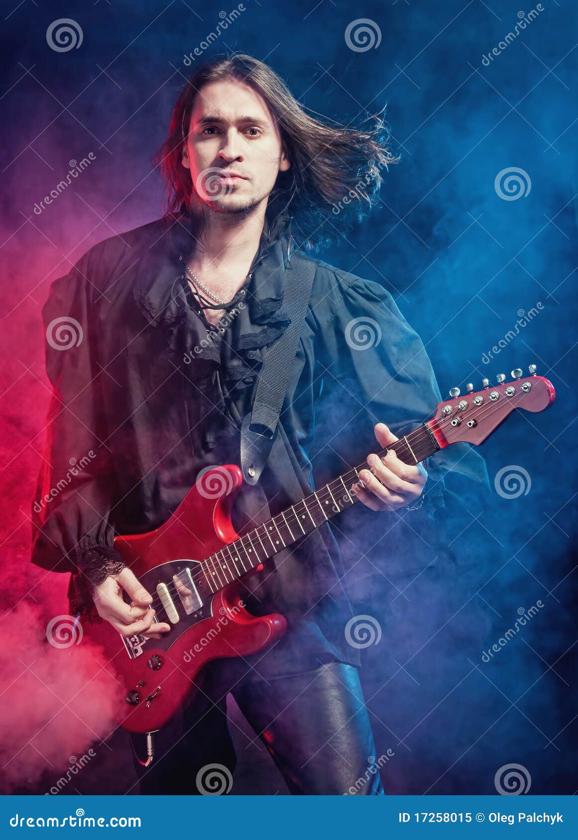 Rock-star Playing a Concert Stock Image - Image of lighting, note: 17258015