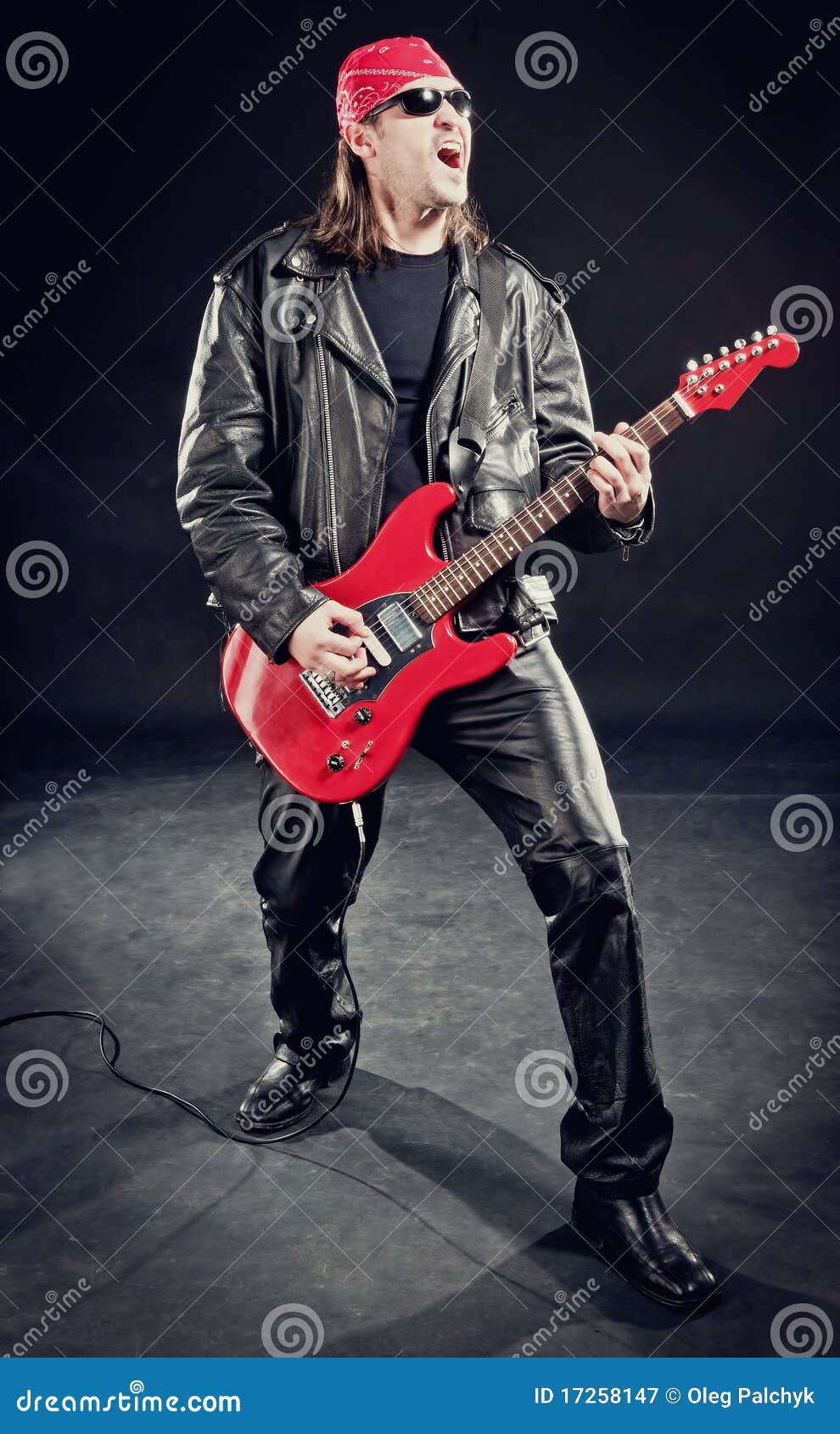 Rock-star Playing a Concert Stock Image - Image of player, musical ...