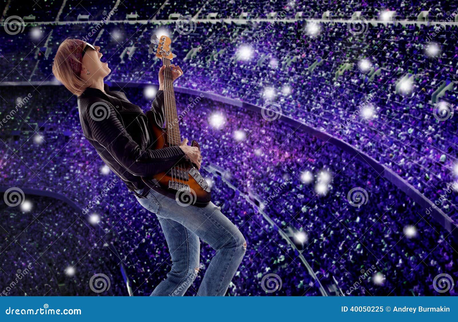 Rock star stock image. Image of instrument, musical, modern - 40050225