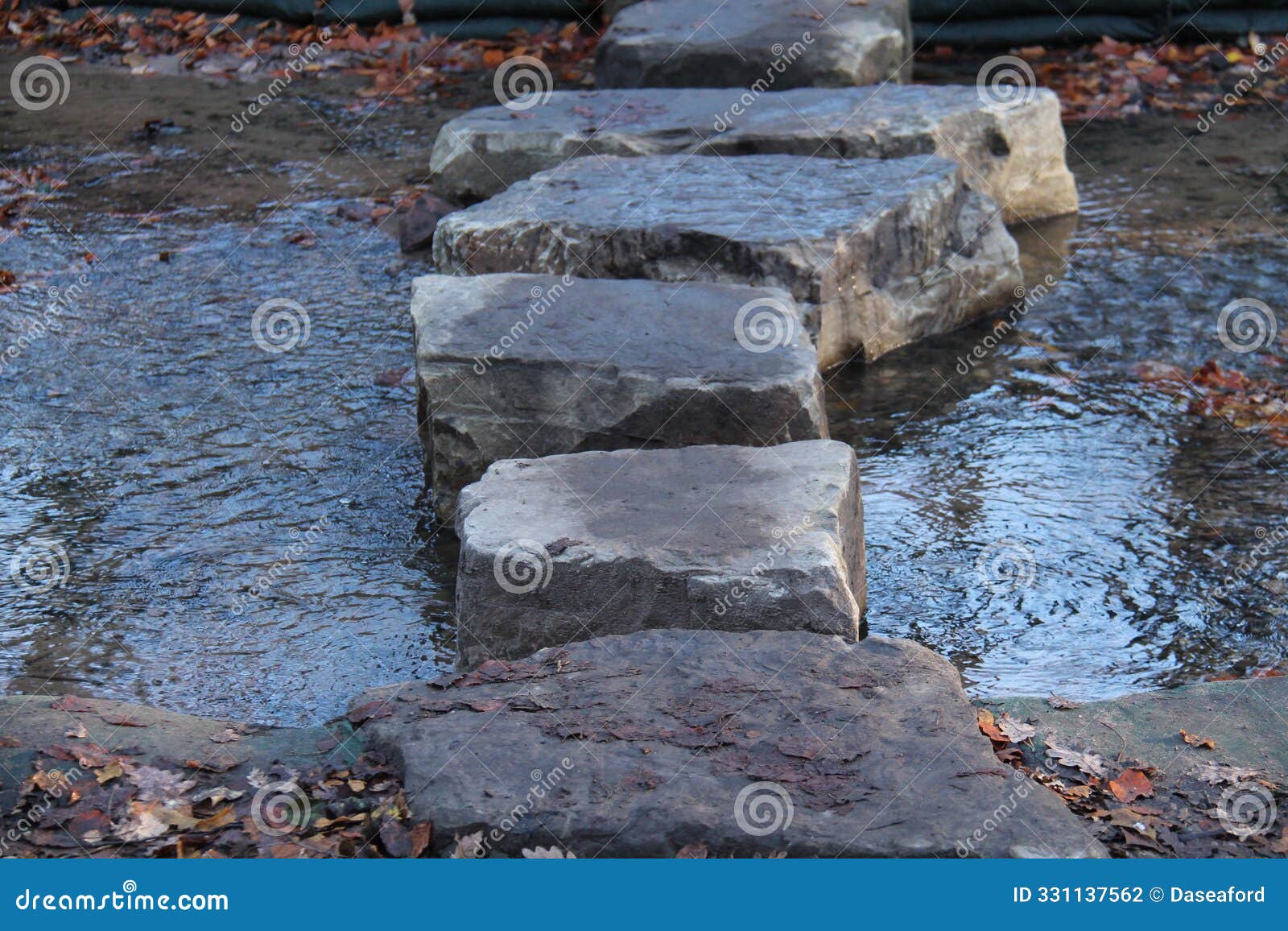 Rock Stepping Stones. stock photo. Image of hiking, large - 331137562