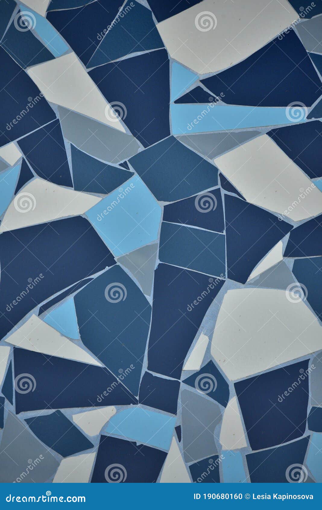 Rock Stone Blue Painted Symetry Decor Tile with Cracks Wall Background ...