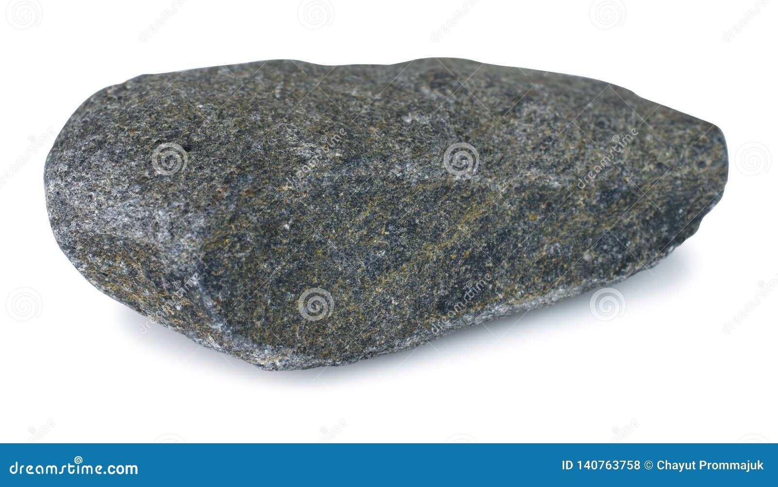 Rock Stone Isolated on White Background with Clipping Path Stock Photo ...