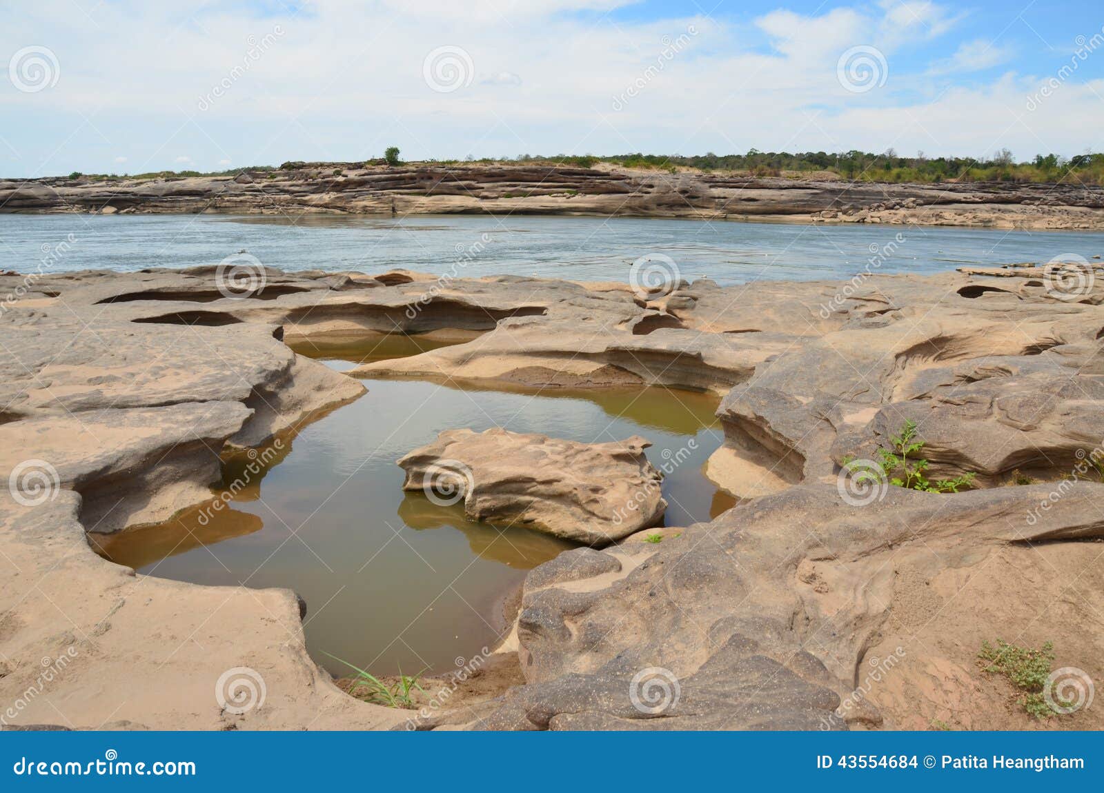 Rock stone stock photo. Image of cavity, sump, poud, background - 43554684