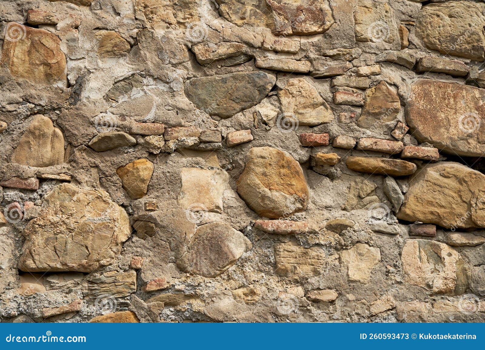 Rock Stone Texture. a Wall Built of Mountain Stones Stock Image - Image ...