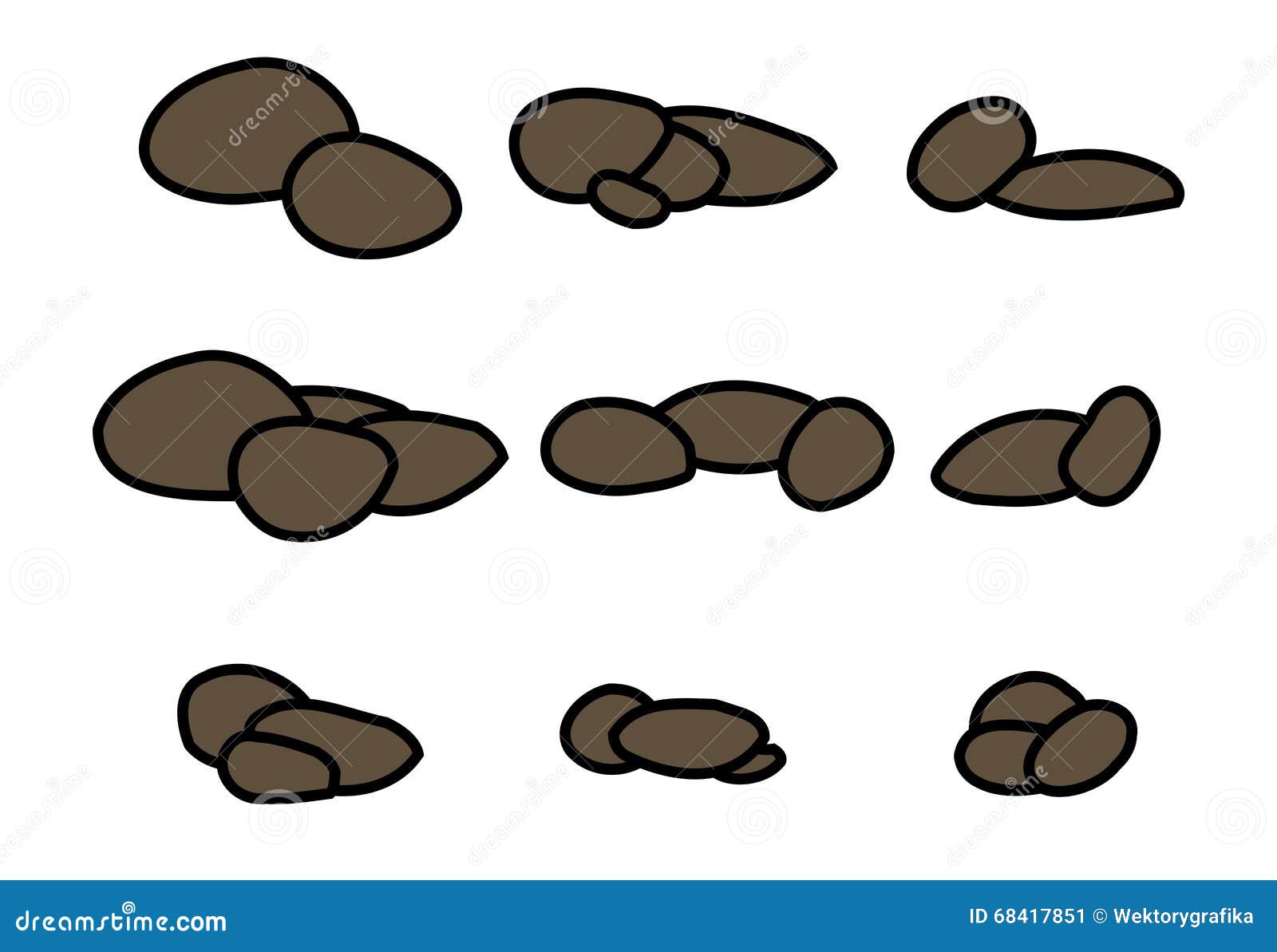 Rock, Stone Vector Symbol , Icon Design. Illustration on White ...