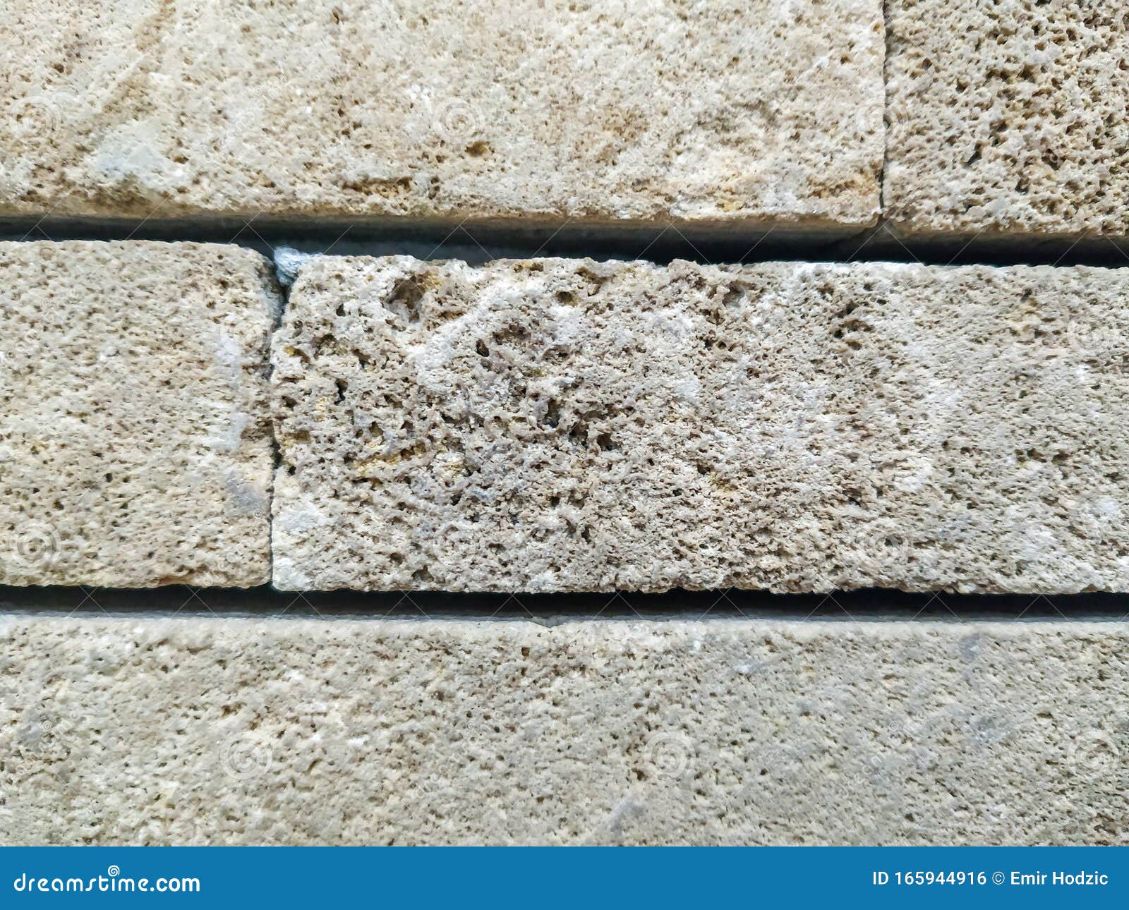 Rock Stone Wall Background Made of Bricks on a Wall of the Building in ...