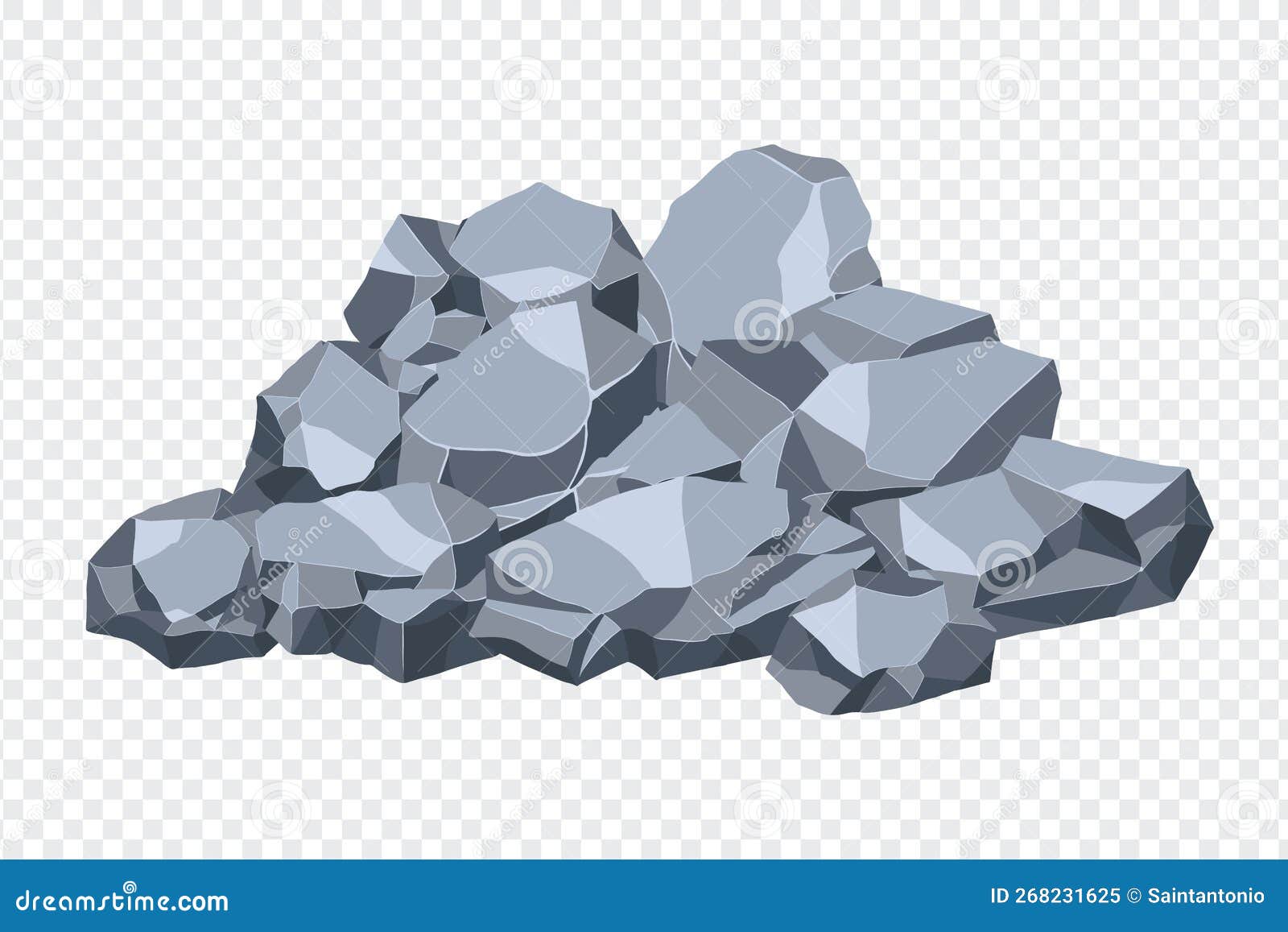 Rock and Stones Set. Different Shape Boulder Collection Stock Vector ... Rock and Stones Set. Different Shape Boulder Collection Stock Vector ...