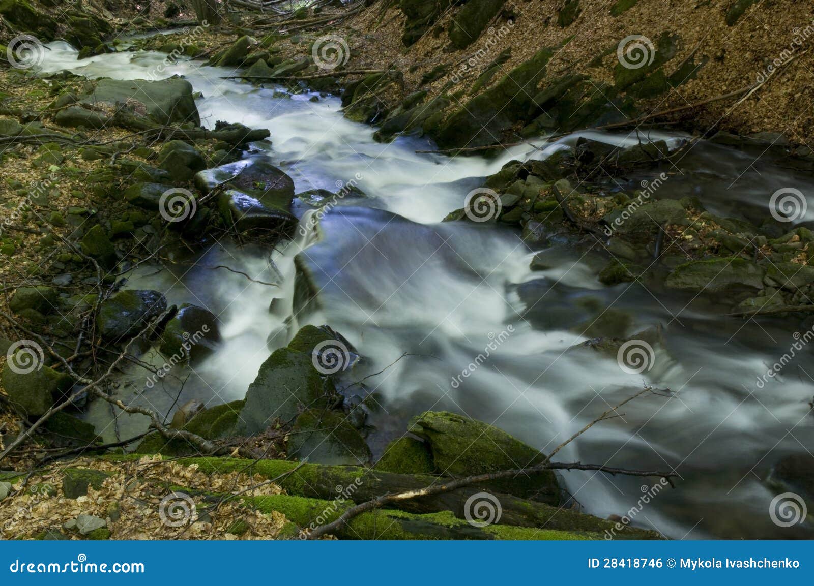 Rock stream stock photo. Image of rock, peaceful, mystery - 28418746