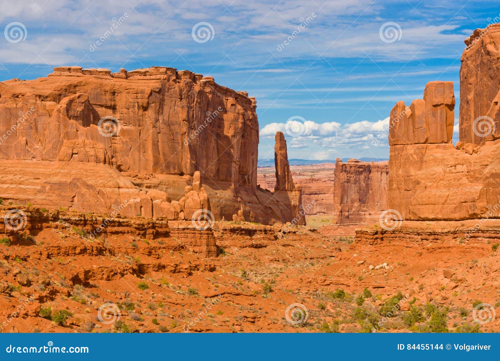 Rock Structure in Arches National Park. Utah, USA Stock Photo - Image ...