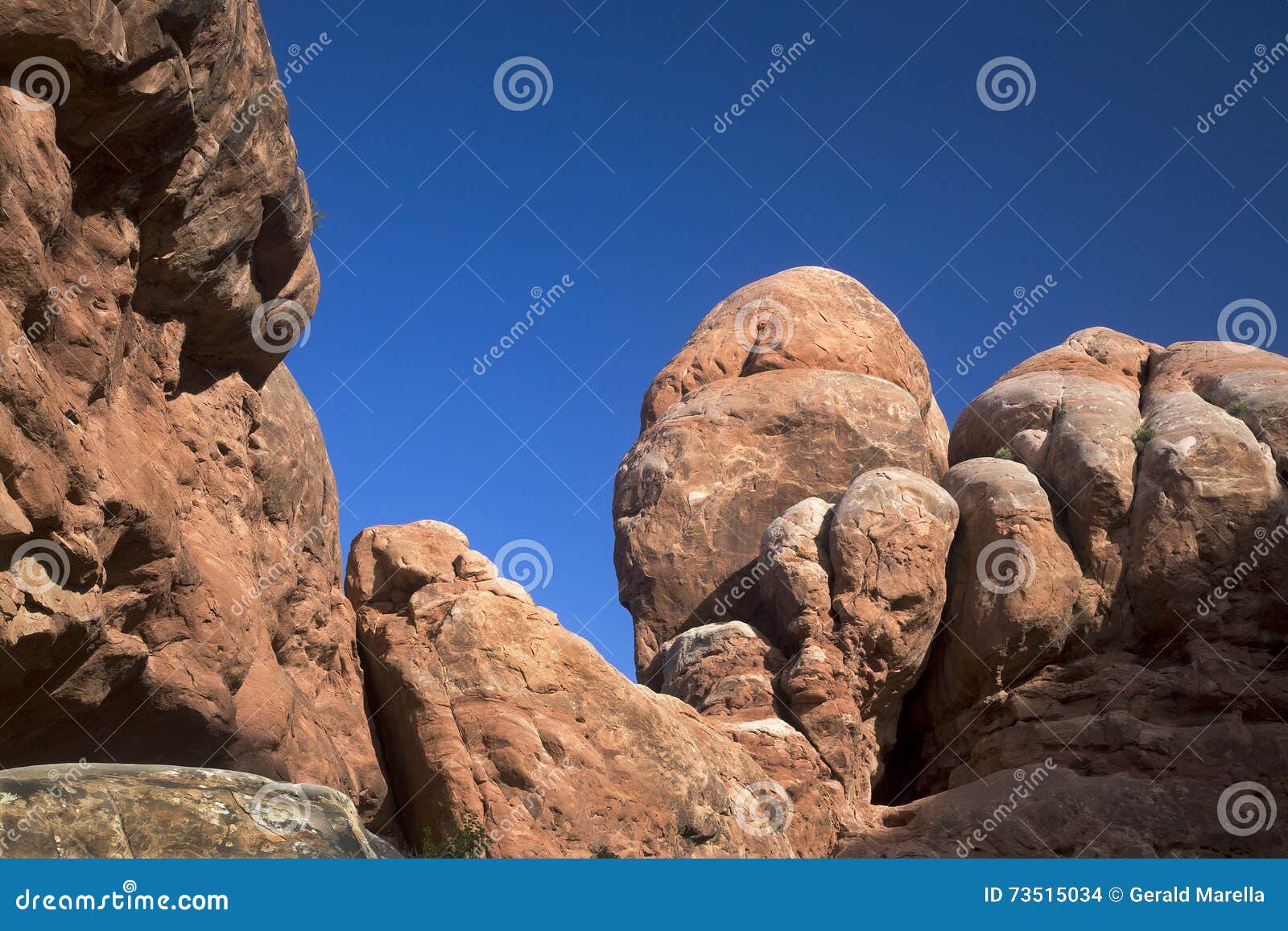 Rock Structures, Arches National Park, Moab Utah Stock Photo - Image of ...